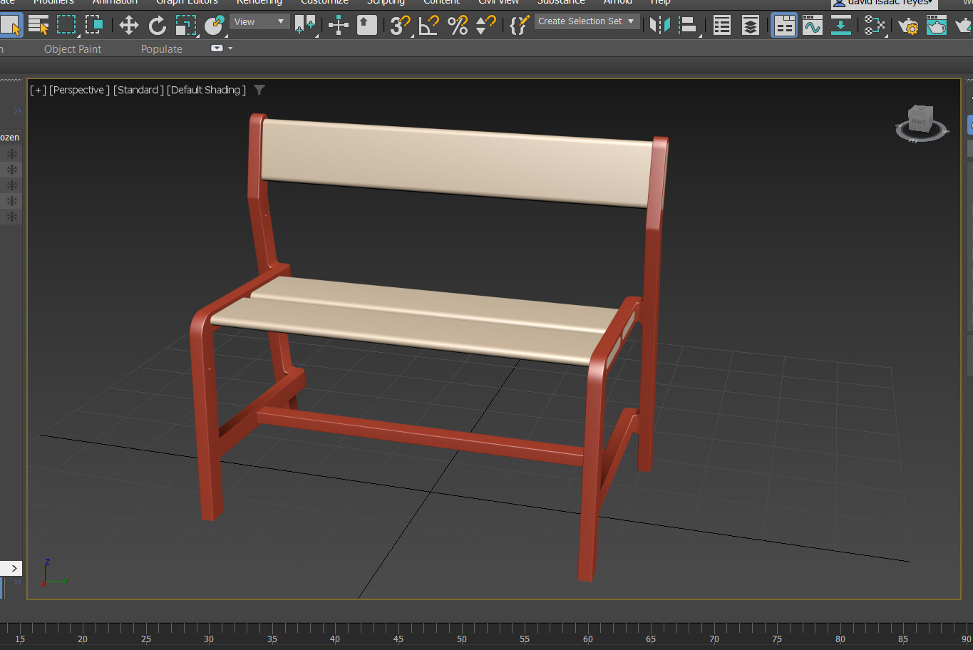 ArtStation - 3d bench max