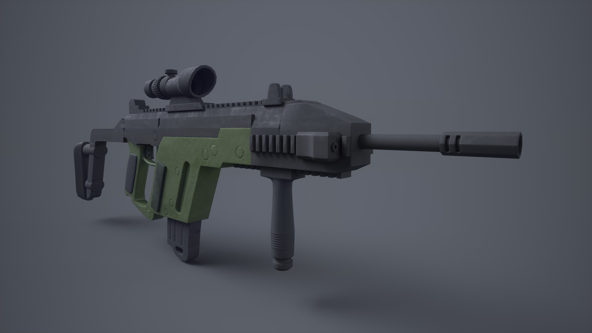 ArtStation - Rifle game ready model