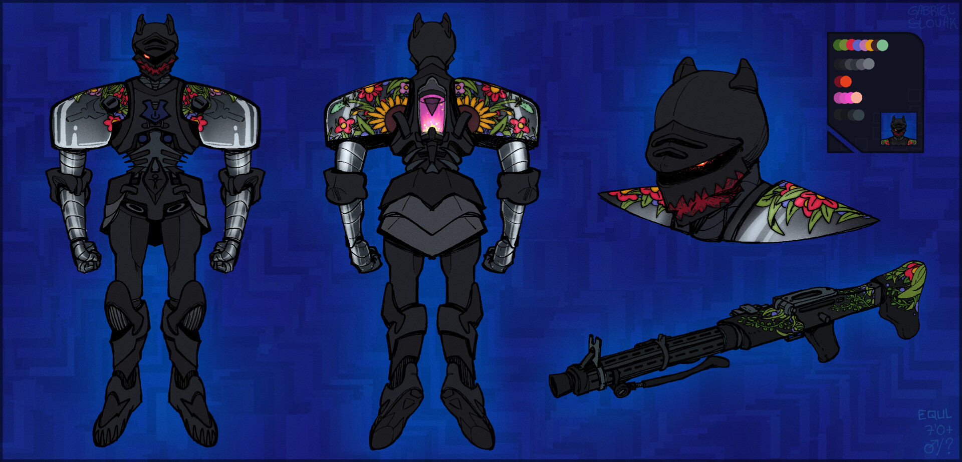 ArtStation - Equl - Reference Sheets Commission 4 Versions