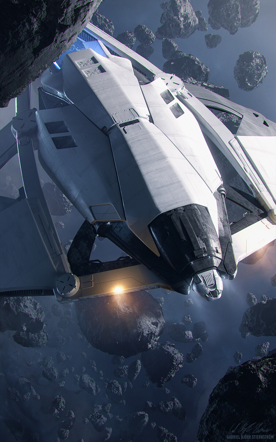 Gabriel Björk Stiernström - Battleship Apollo - Concept Art ...