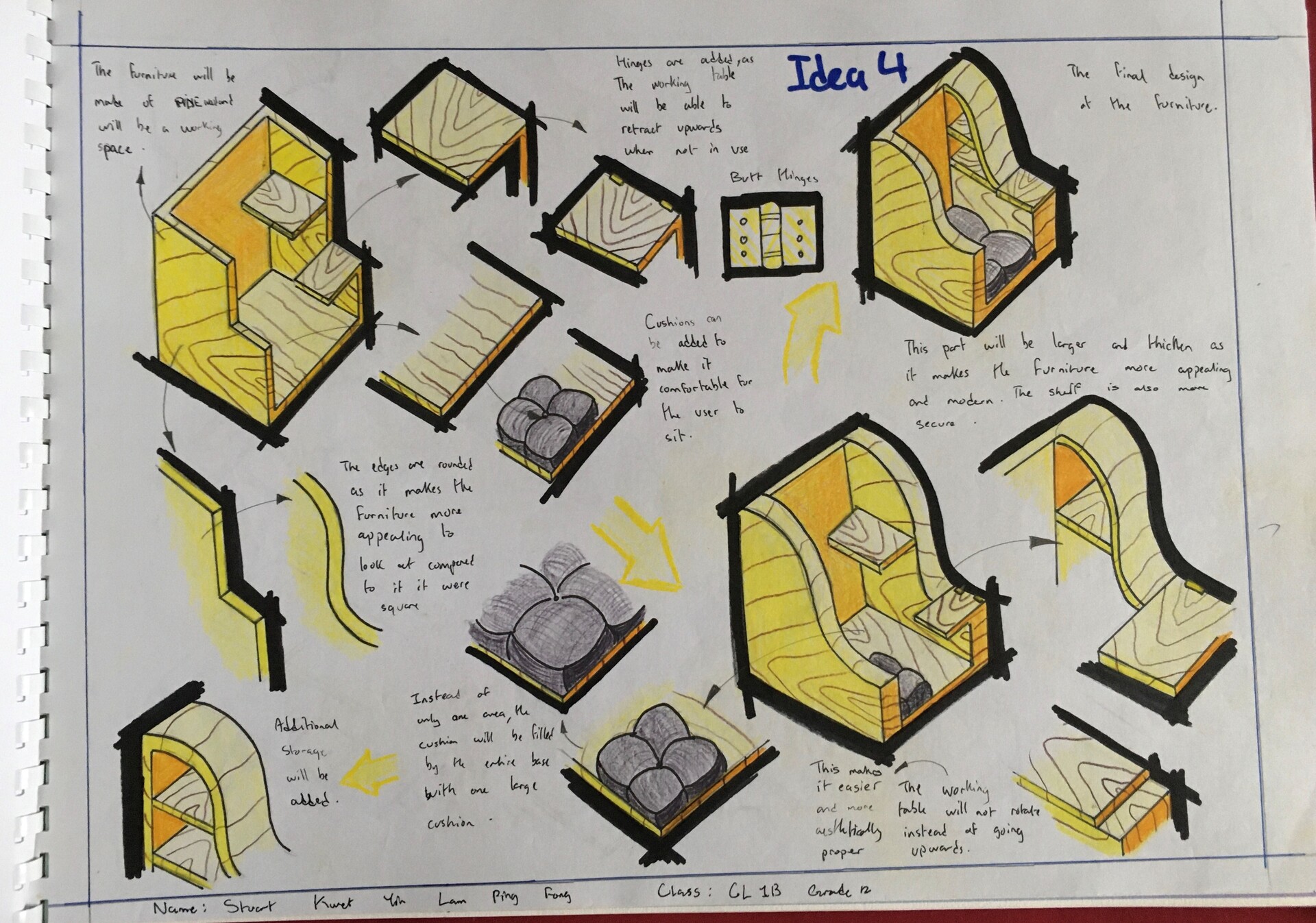 Design And Technology Sketches