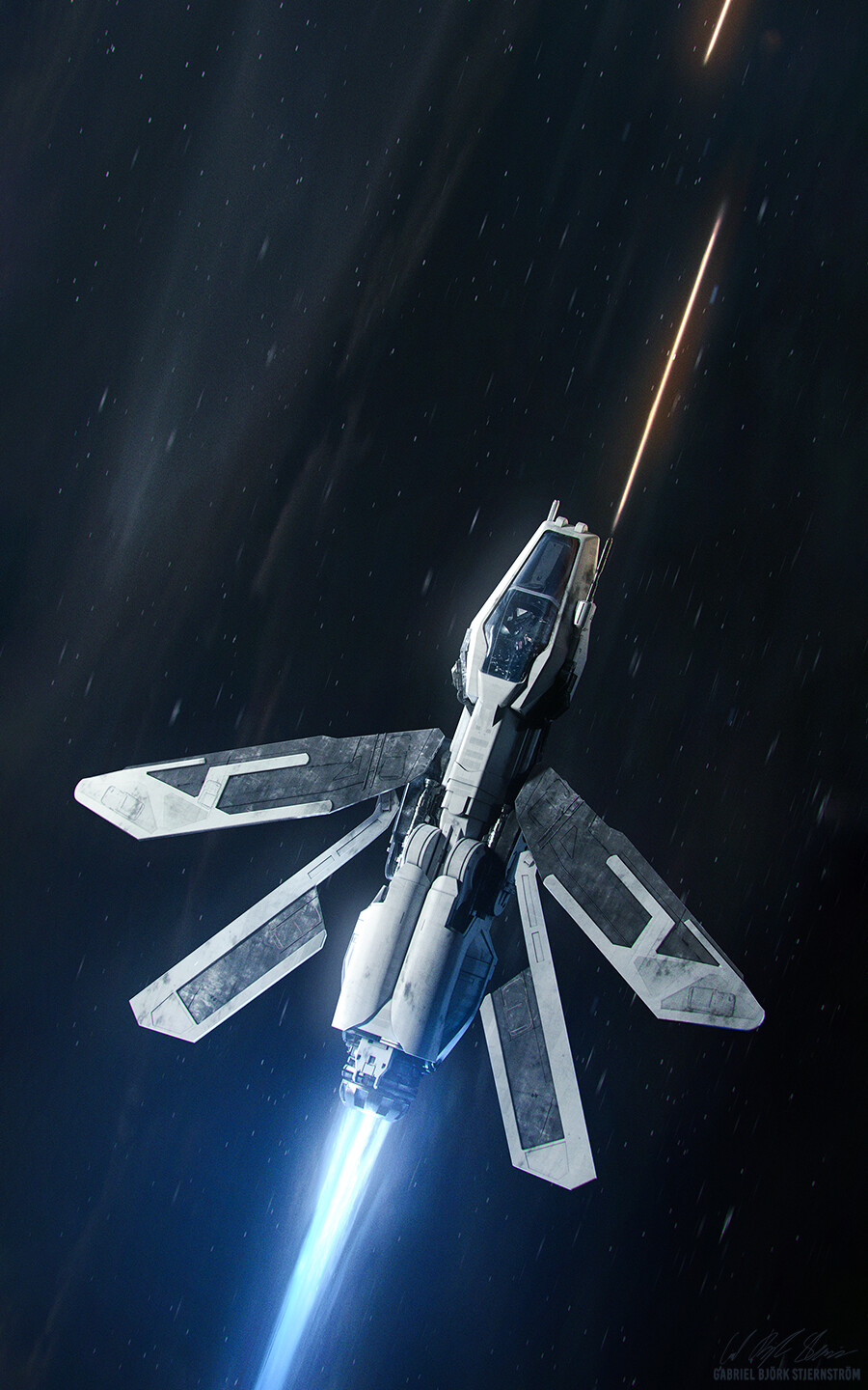 Gabriel Björk Stiernström - Battleship Apollo - Concept Art ...