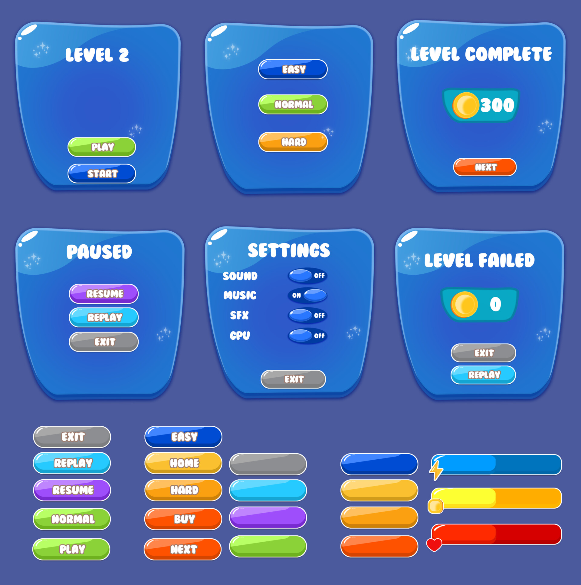 ArtStation - Game Ui Sets Part 2