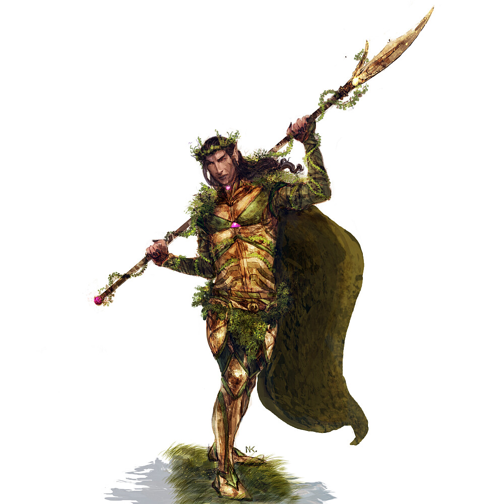 ArtStation - Elf Warrior-King
