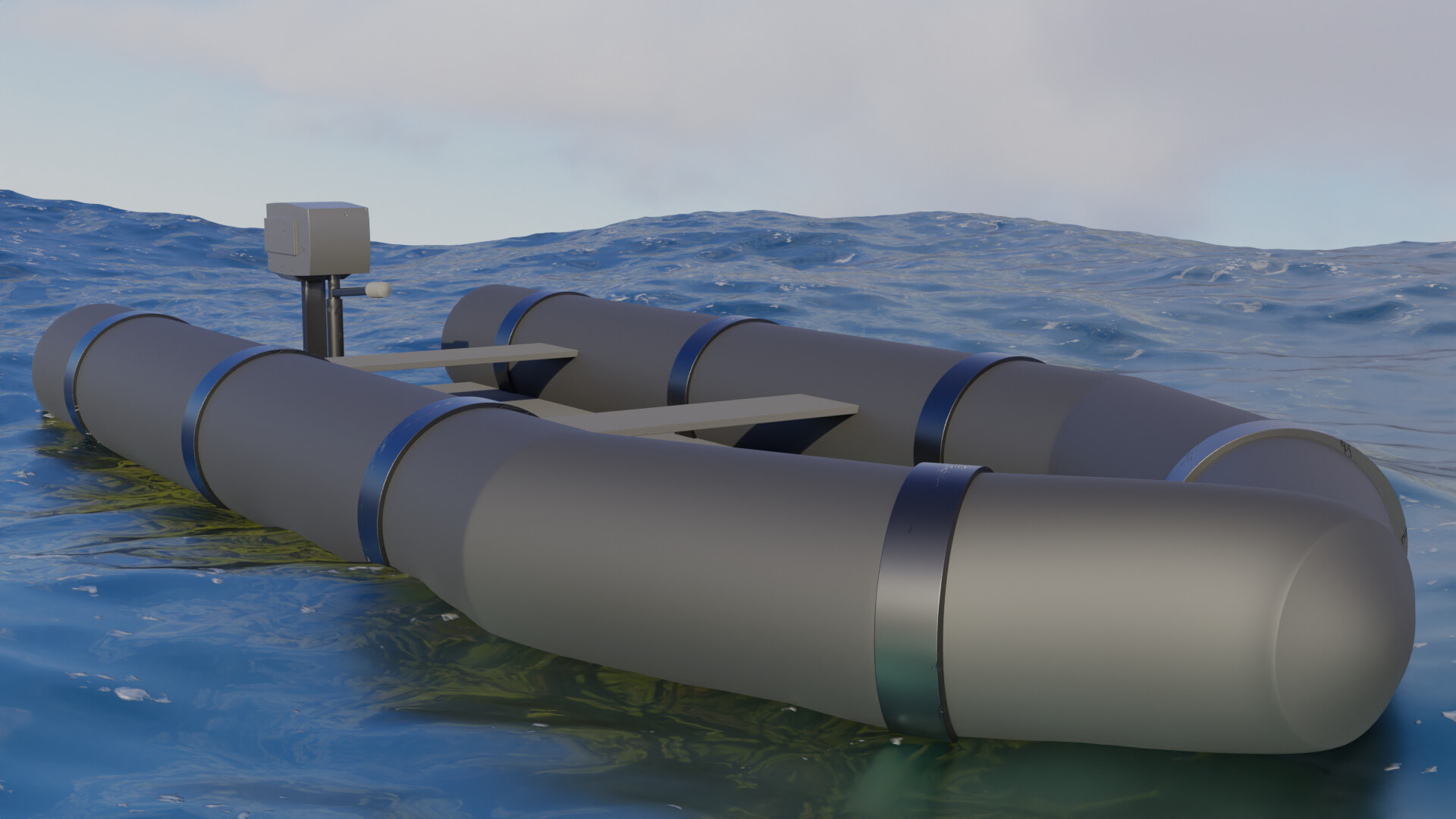 ArtStation - Raft with motor