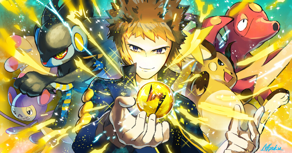 ArtStation - 【Pokemon】デンジ（Volkner）