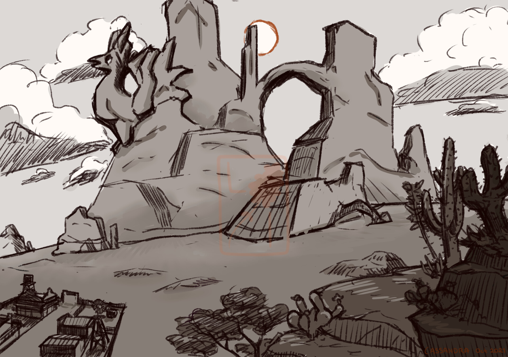 ArtStation - Perspective Classwork - Viborg short course