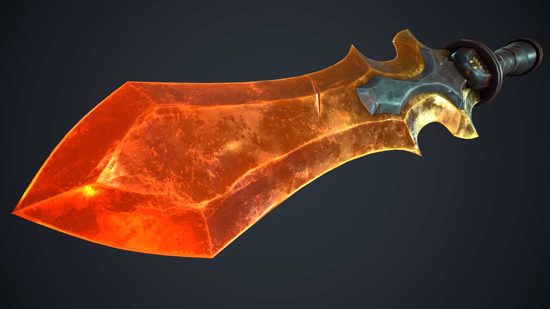 Kermit Barrette - Stylized Knight's Dagger