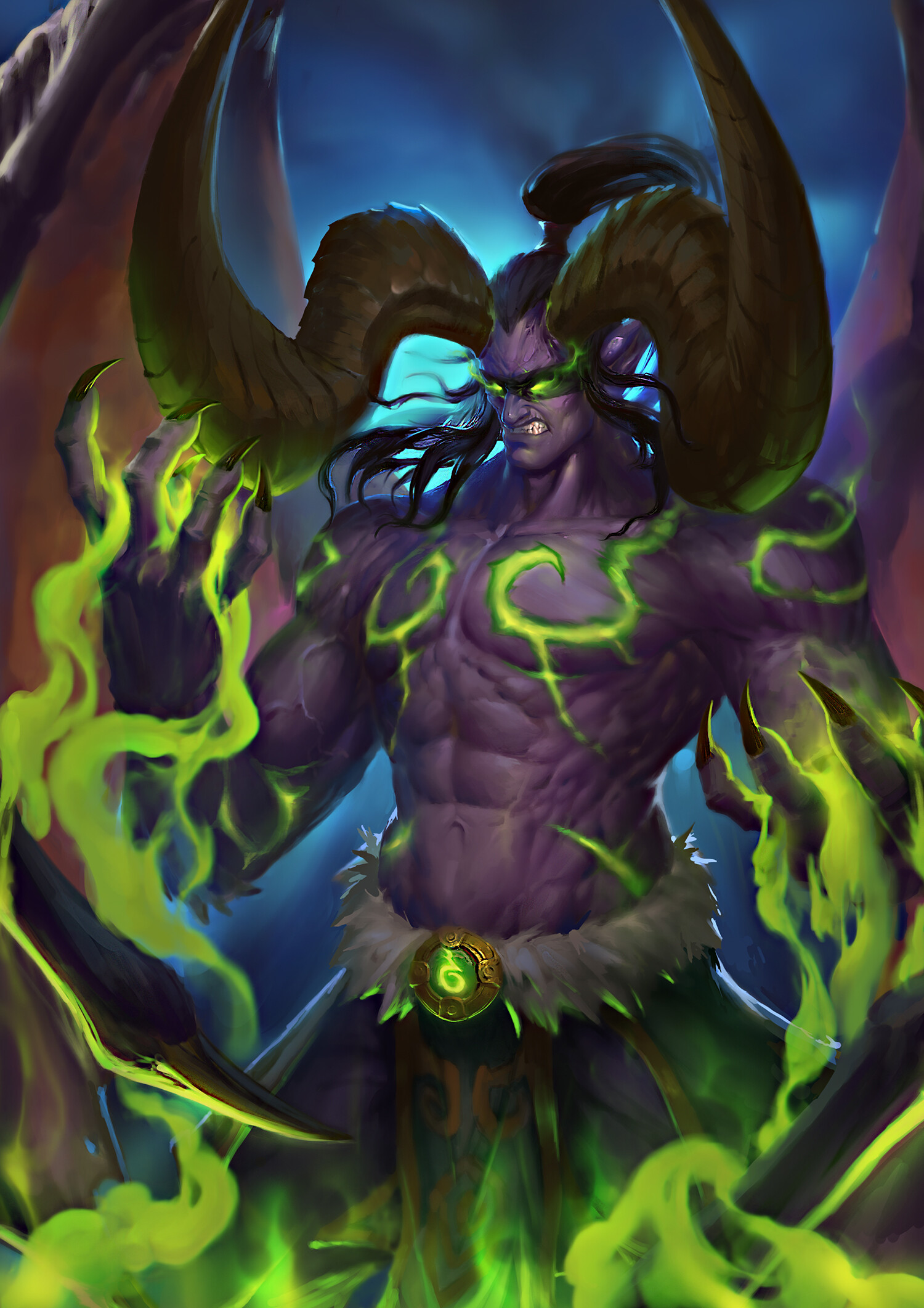 ArtStation - Illidan Stormrage