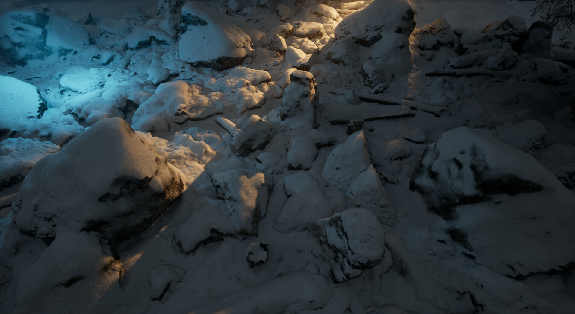 B.O.W.👁‍🗨 - 【UE5】Snow on tree in winter Ⅱ