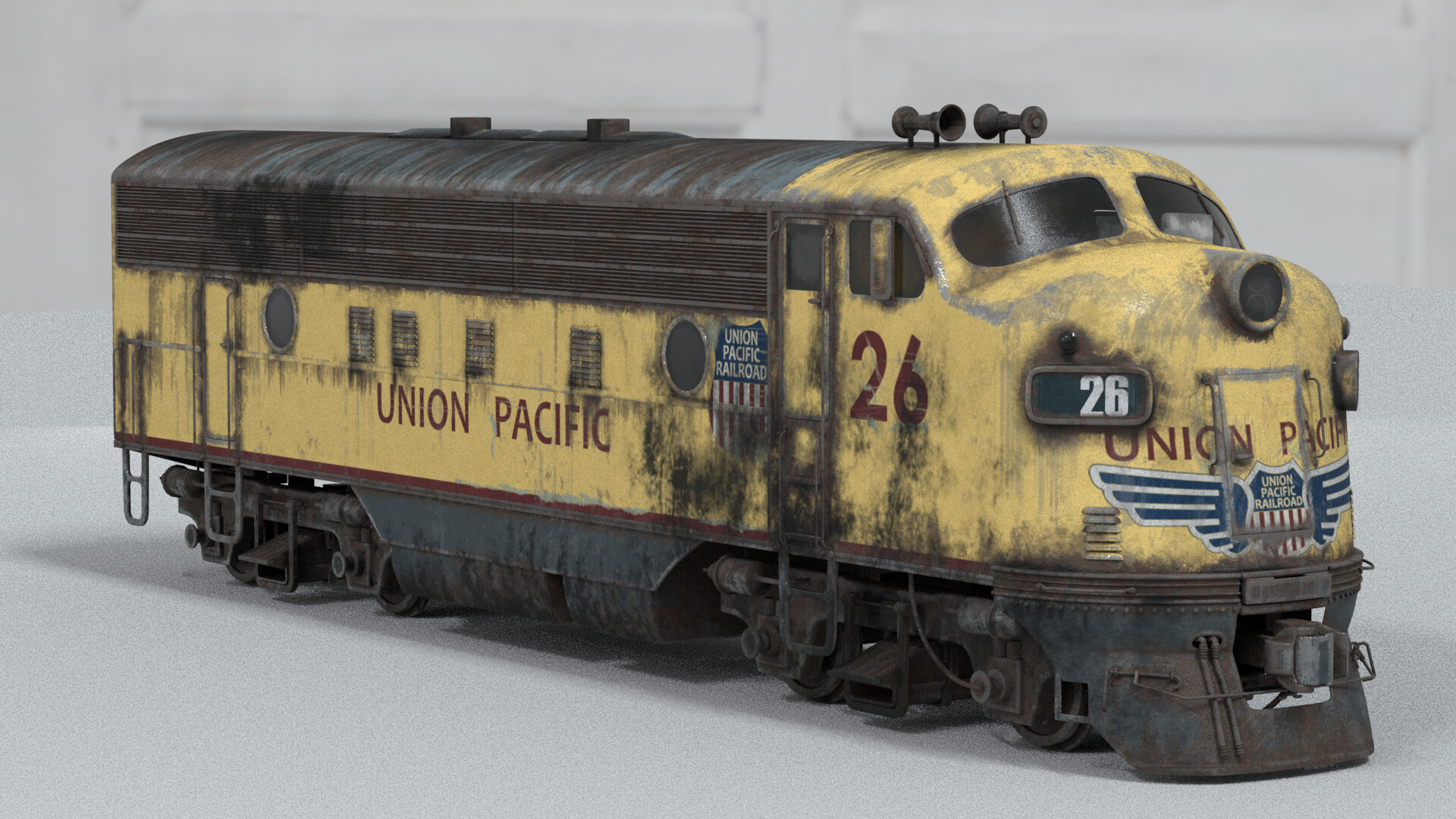 ArtStation - Union Pacific train