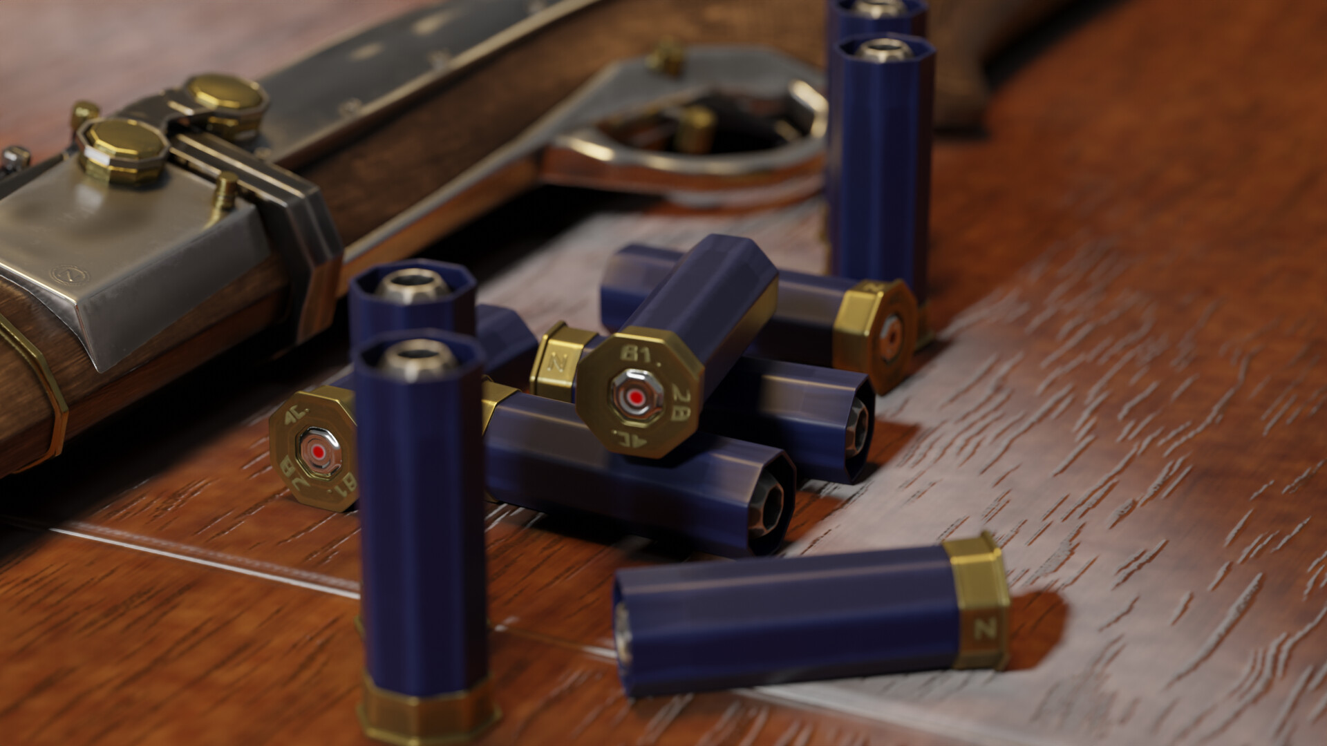 ArtStation - Stylized single shot rifle