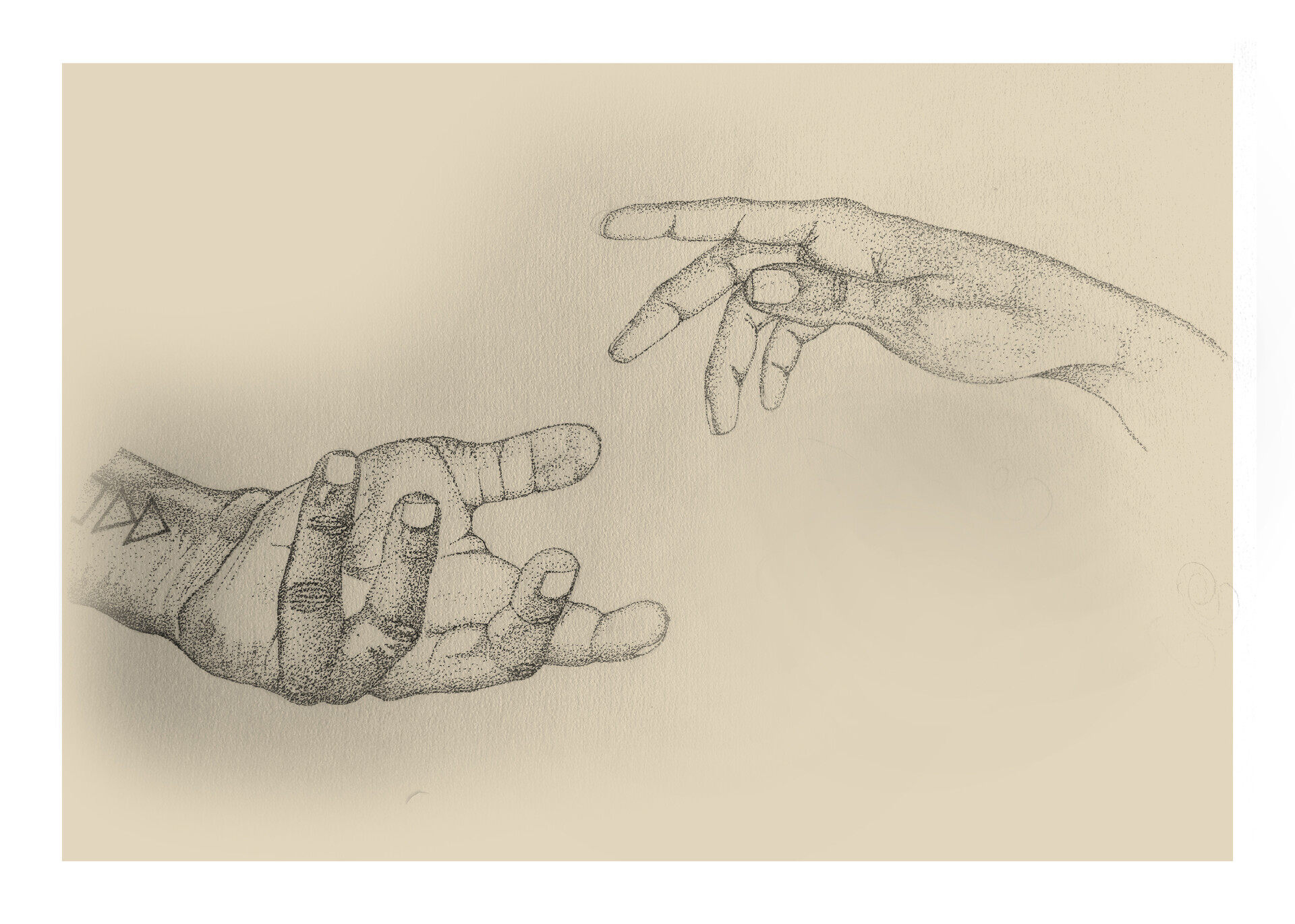 ArtStation - TAKE YOU TO DANCE_STIPPLING ART