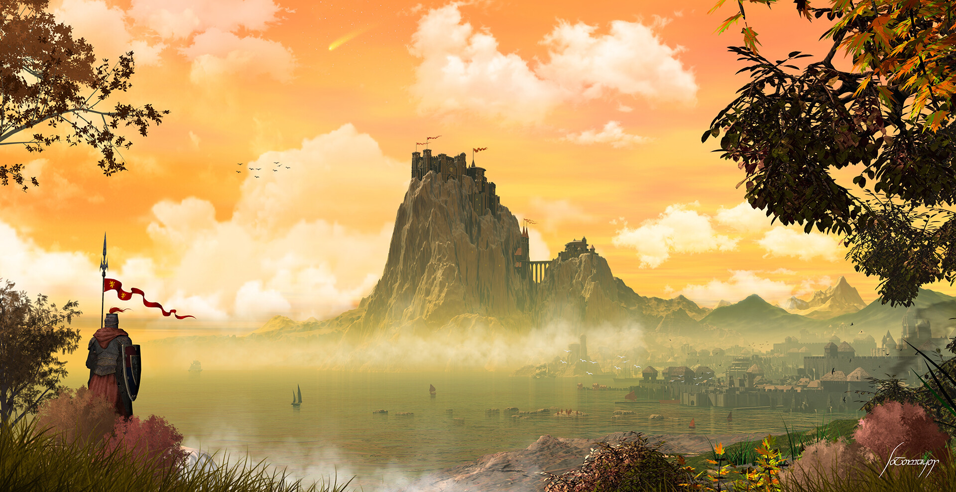 ArtStation - Casterly Rock and Lannisport