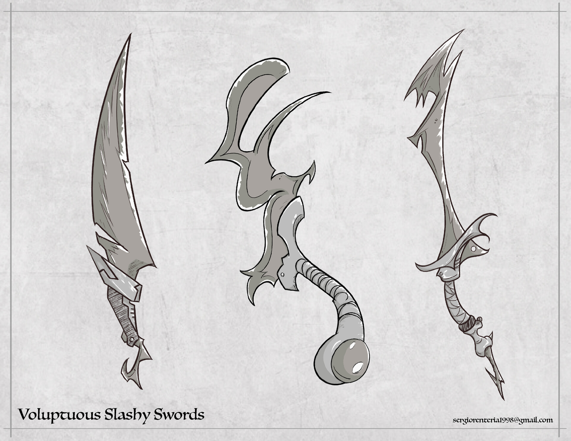 ArtStation - Voluptuous Slashy Swords