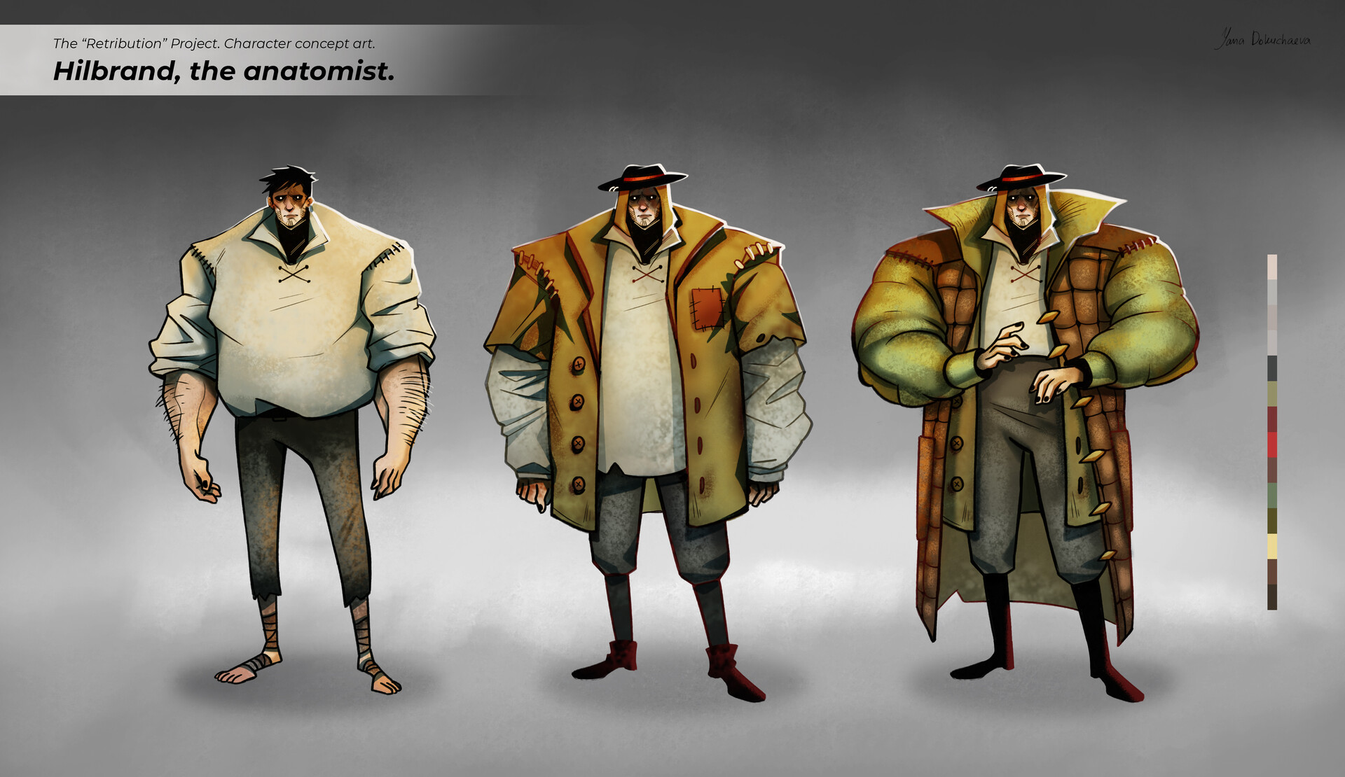 ArtStation - The "Retribution" project — Character Concept Art p.1