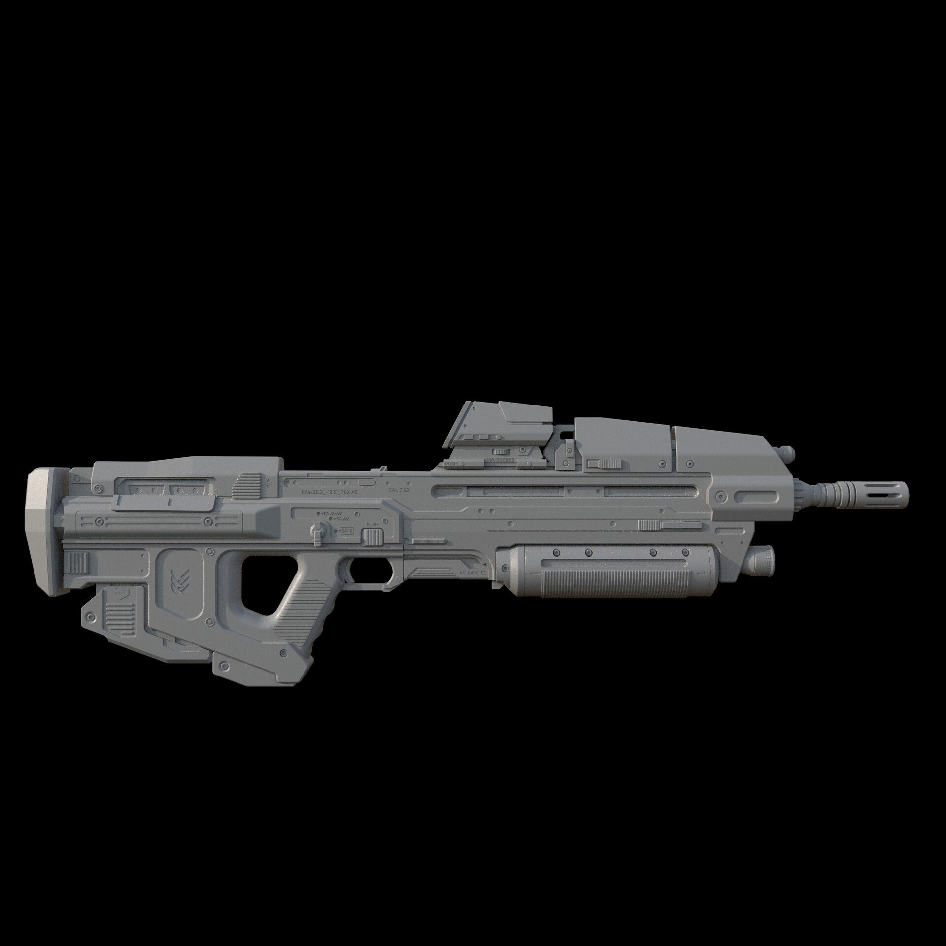 ArtStation - Halo Infinite Assault Rifle