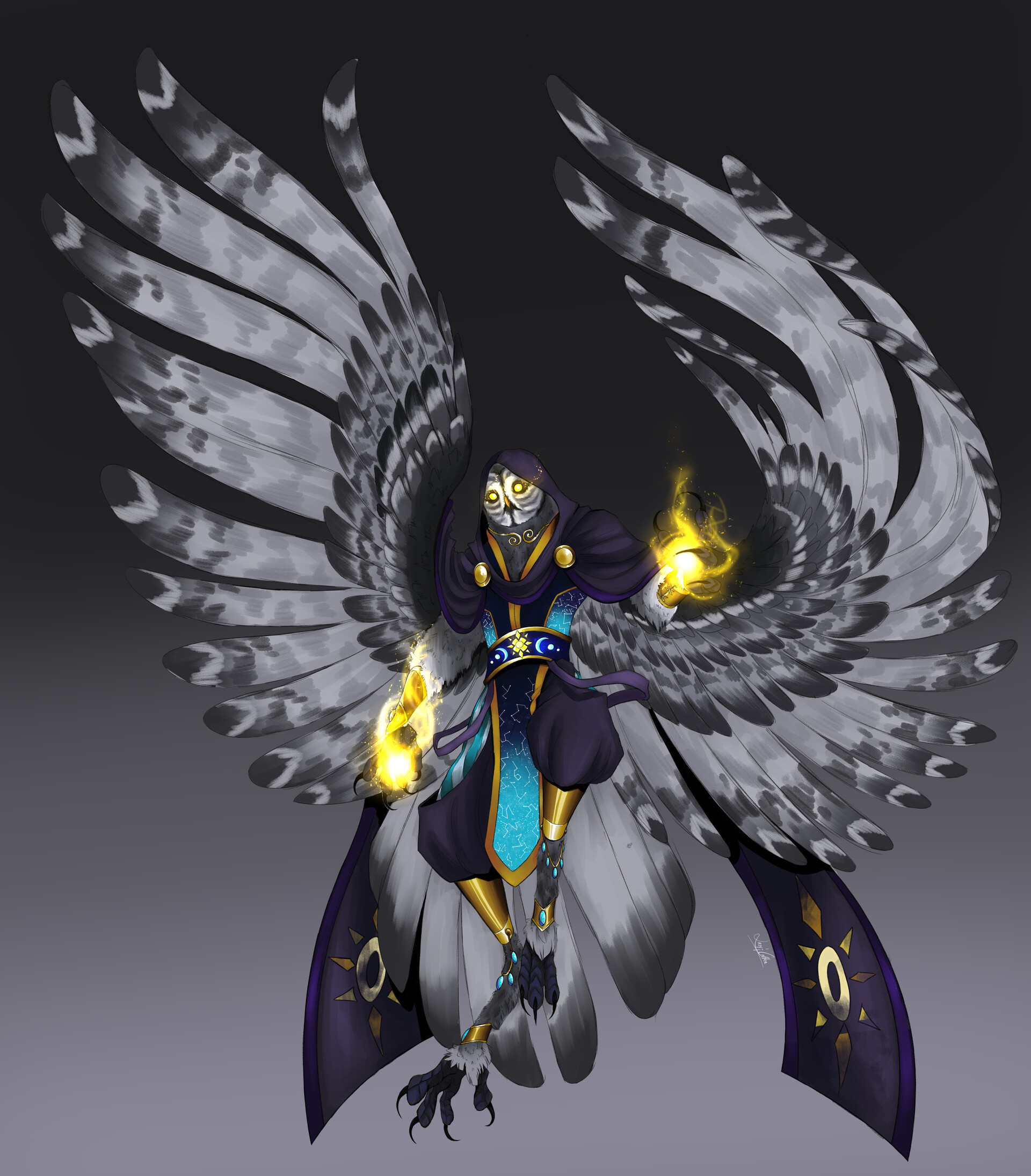 ArtStation - Athos! Druid of the stars!