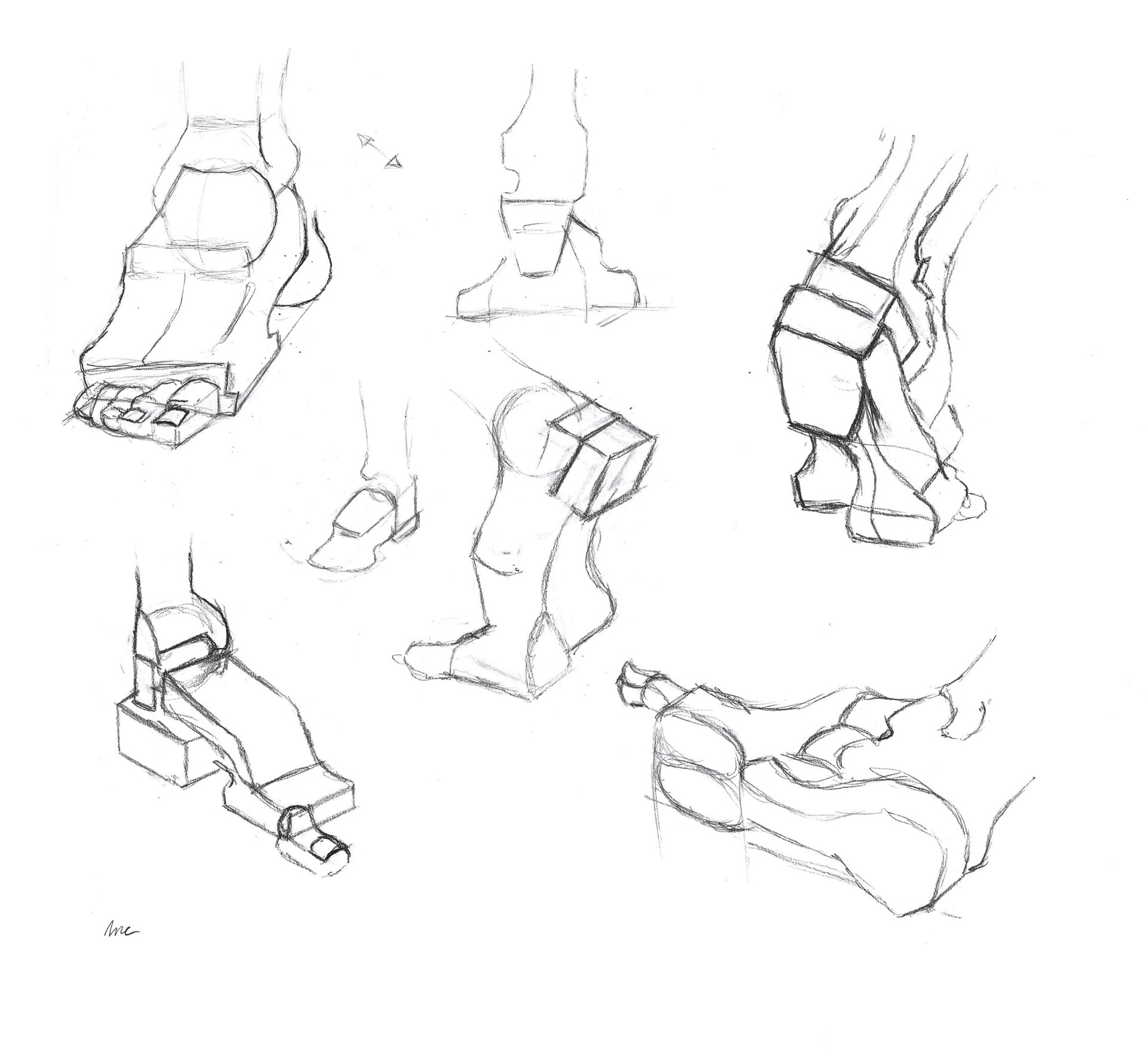ArtStation - Feet analytical study