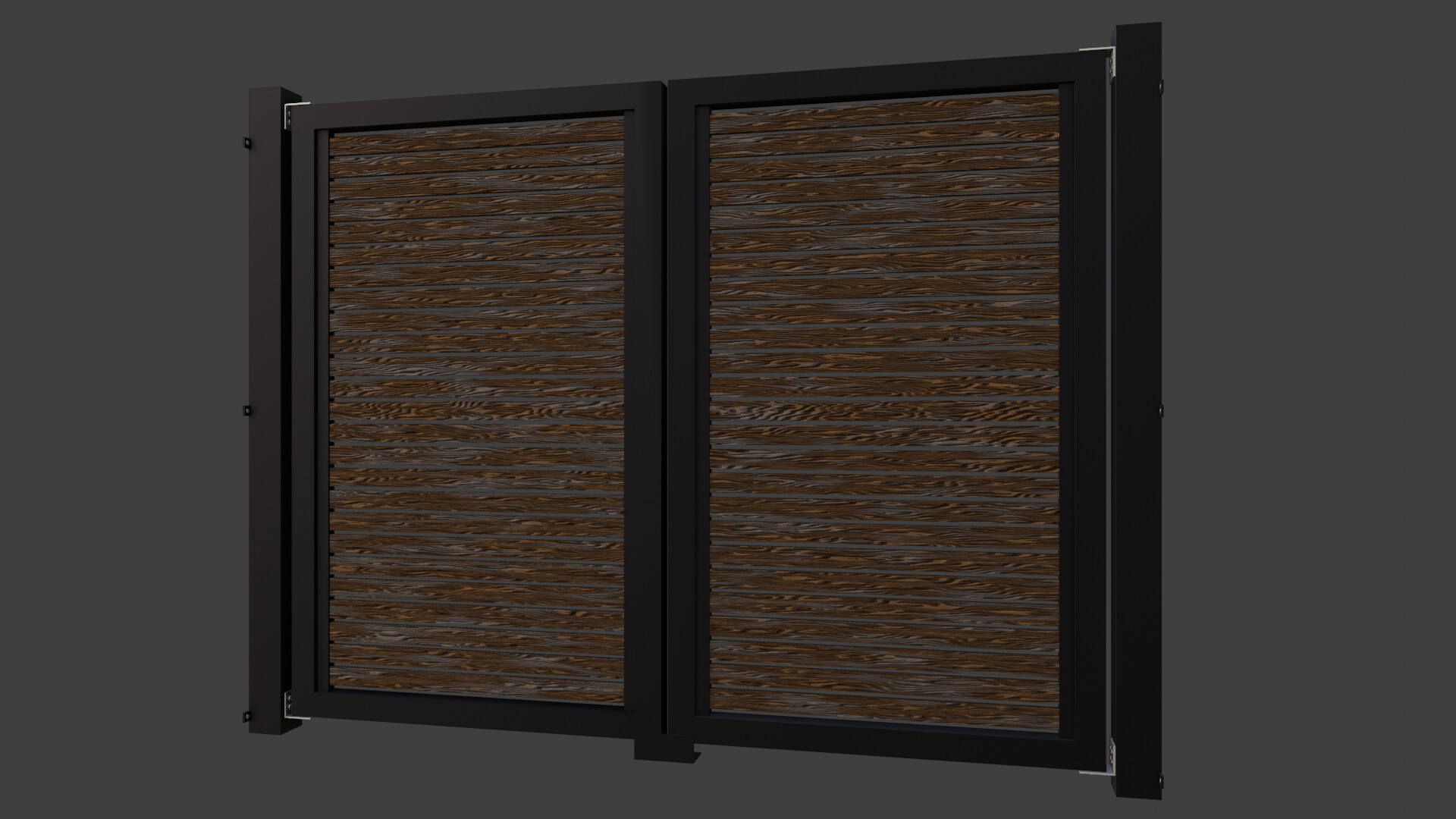 ArtStation - Horizontal Slat Single Gate
