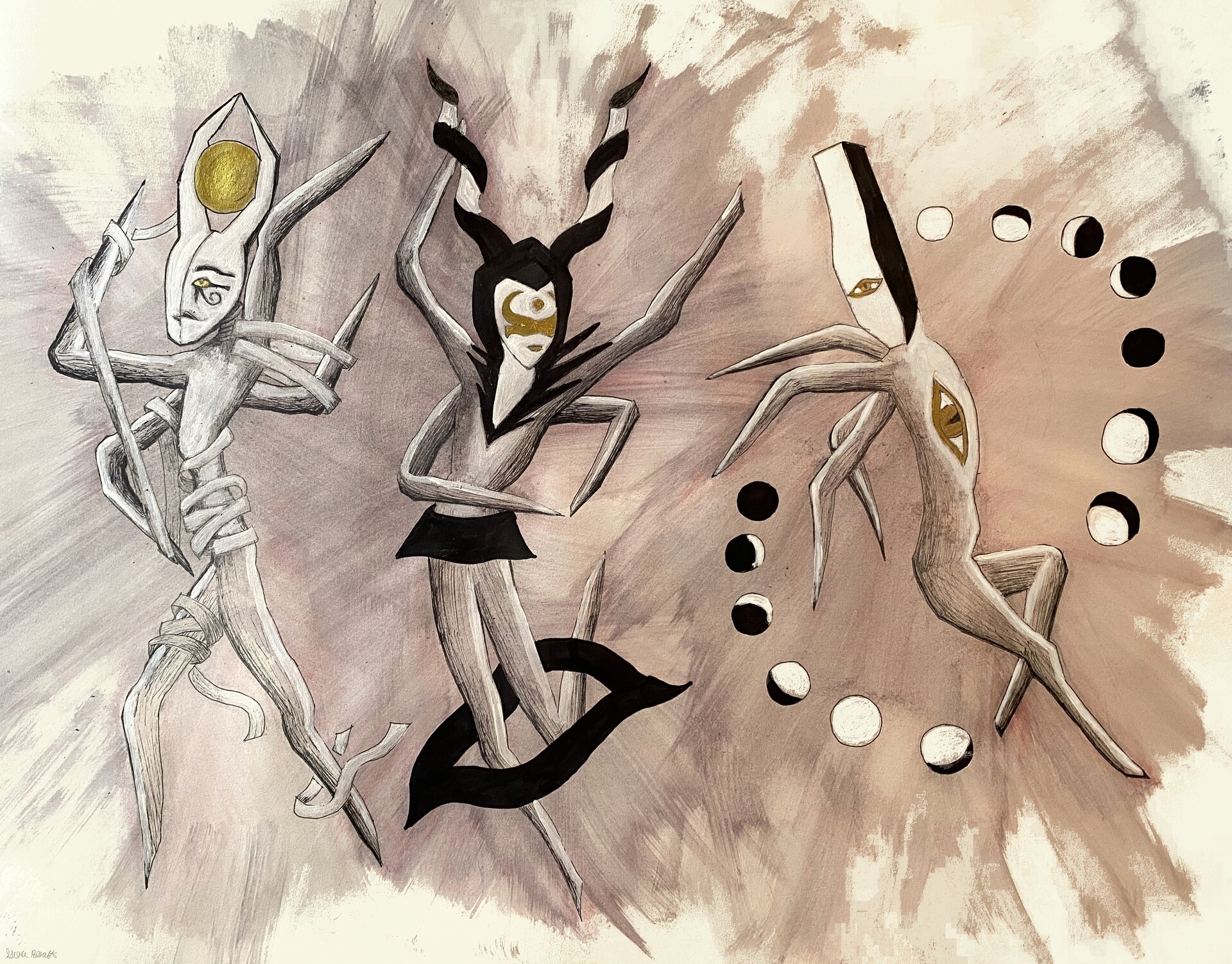 ArtStation - Dance of the Three Deities