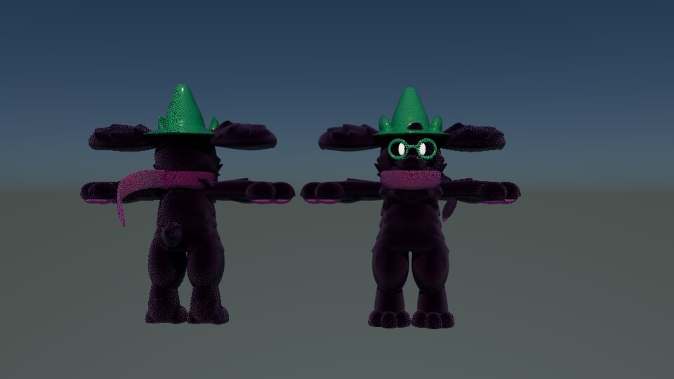 ArtStation - Ralsei [Fan-Made character Model]