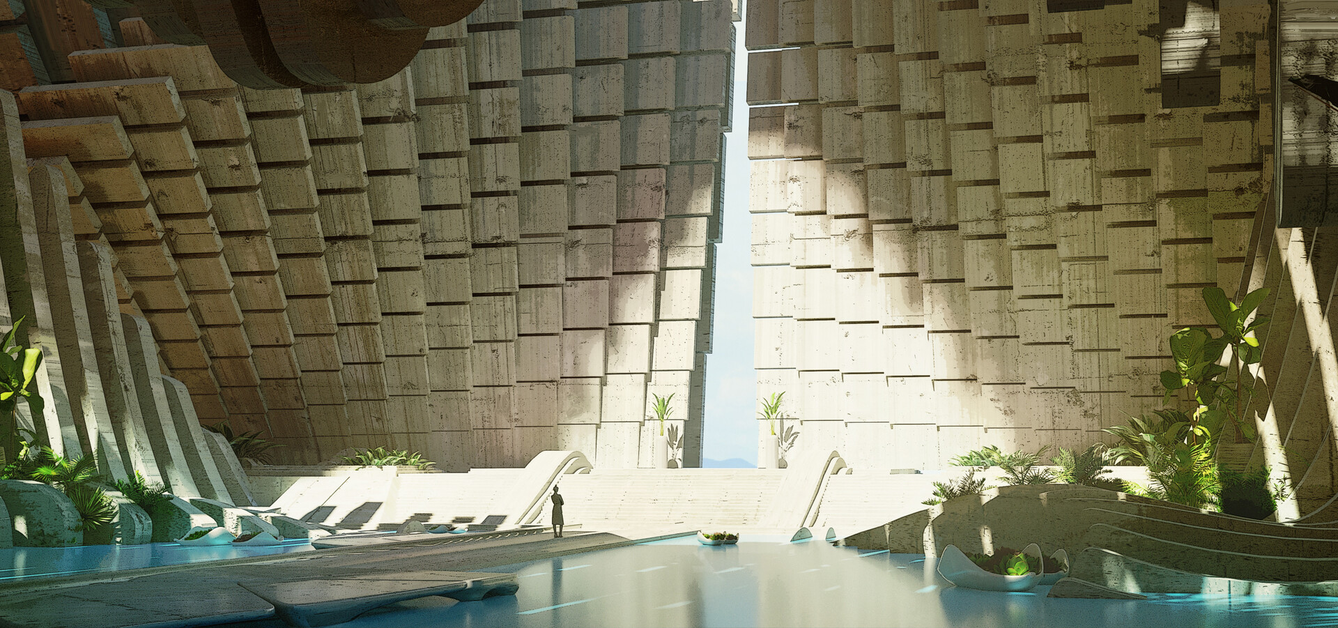 ArtStation - Interior of Sacred Temple