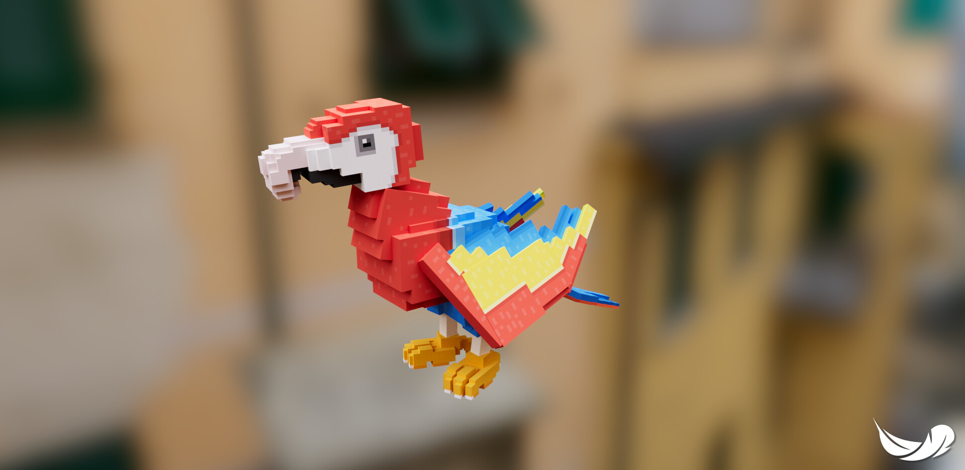 ArtStation - colorful simple bird