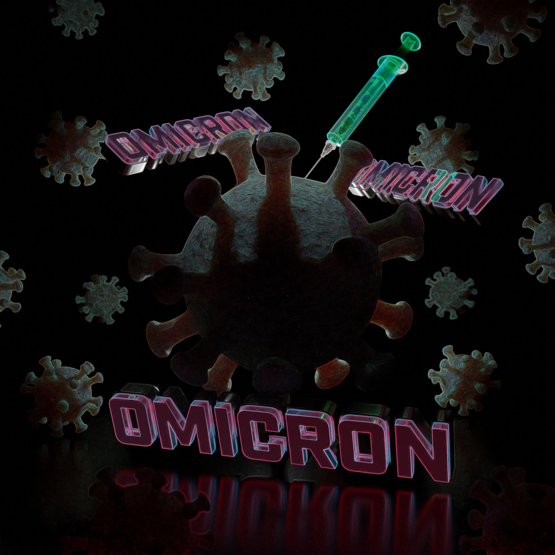 ArtStation - Omicron, the new variant
