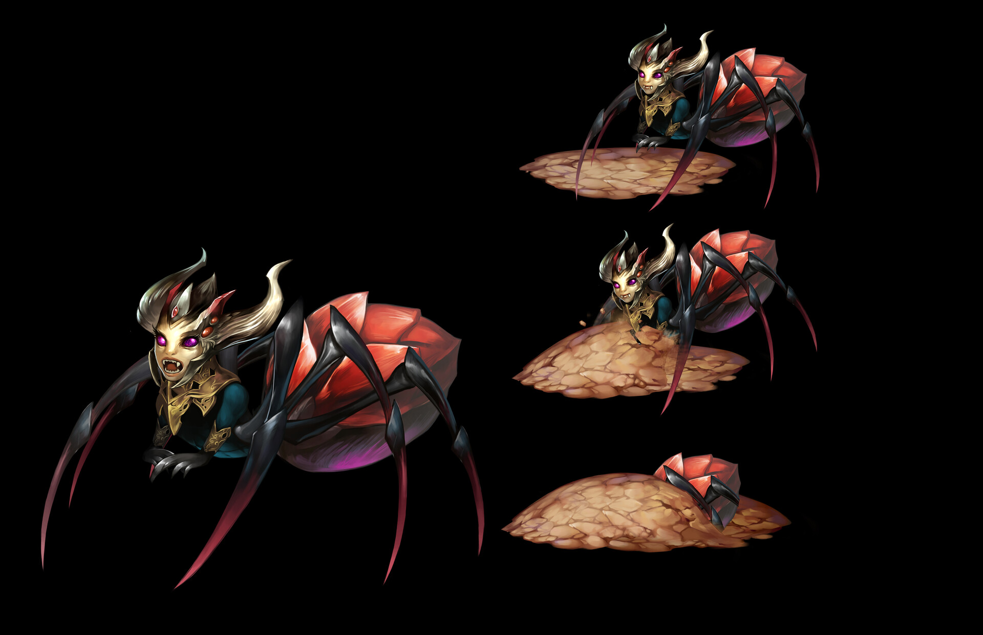 ArtStation - Hero's Attack Monster