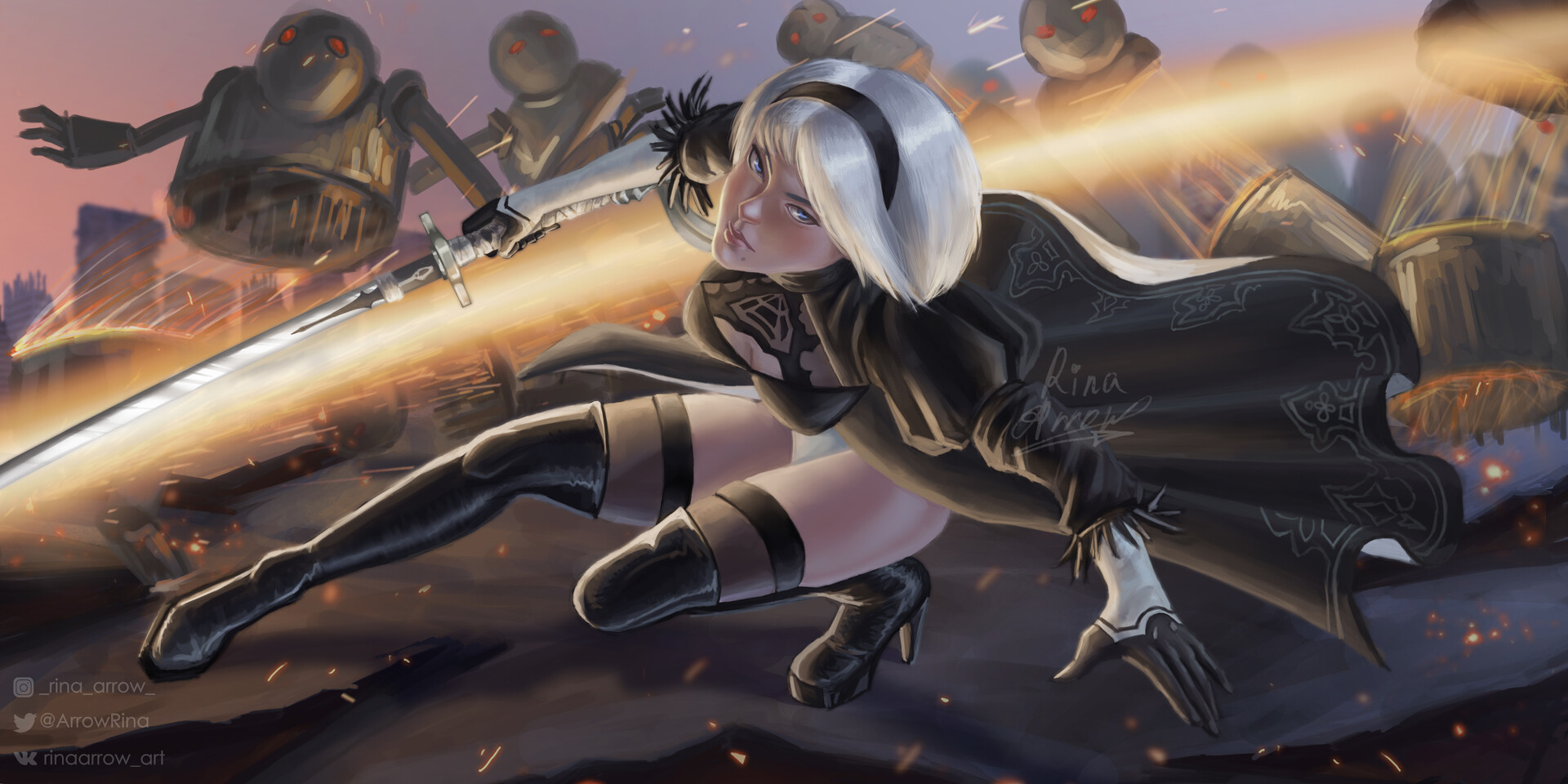 ArtStation - Fanart of 2B