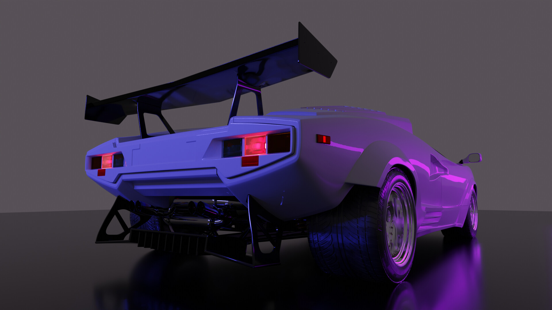 ArtStation - lamborghini countach anniversary 25
