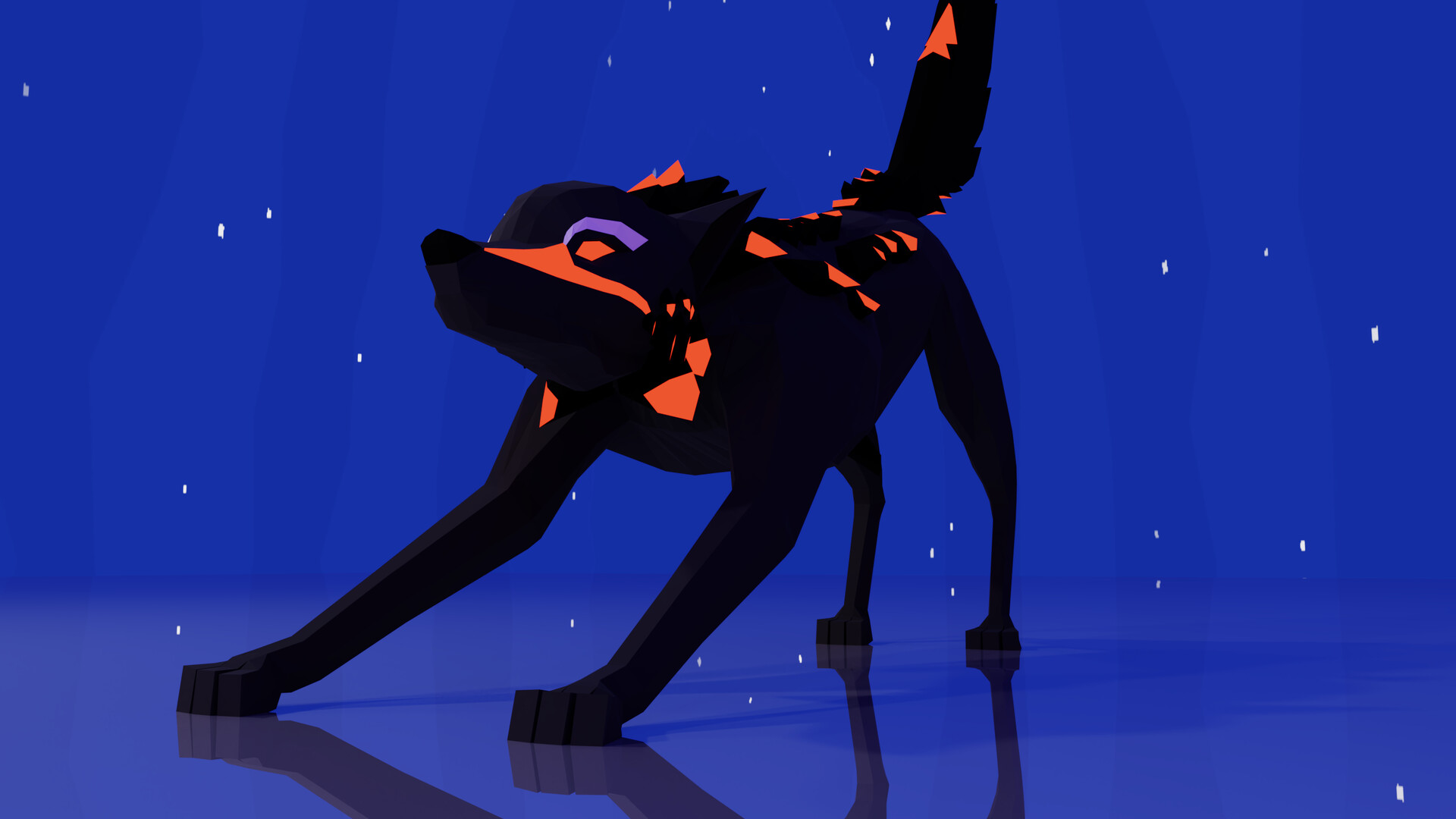 ArtStation - Fantasy Wolf