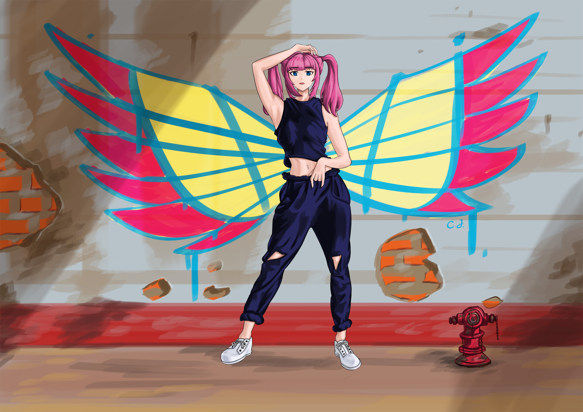 ArtStation - Angel of city