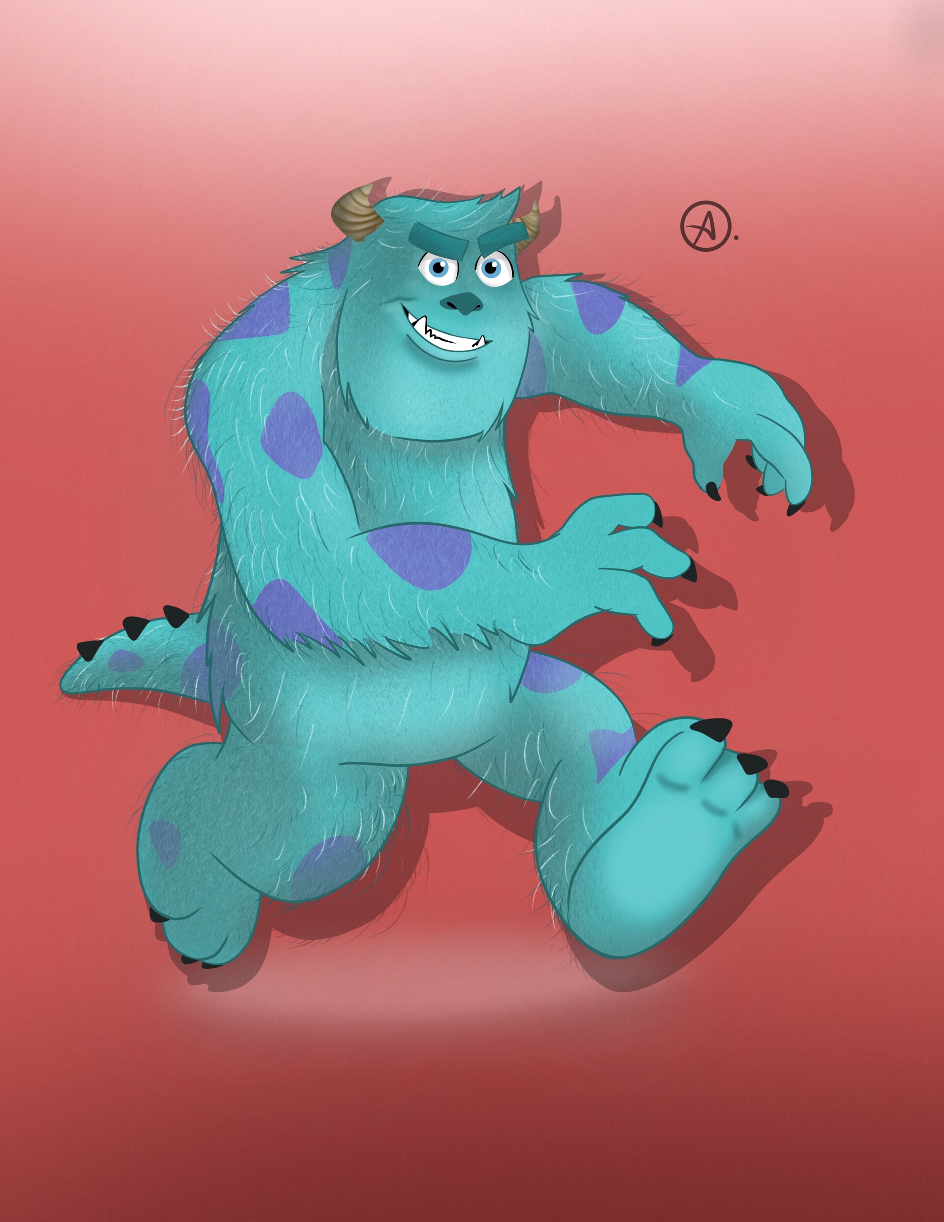 ArtStation - Sulley. Monster Inc.