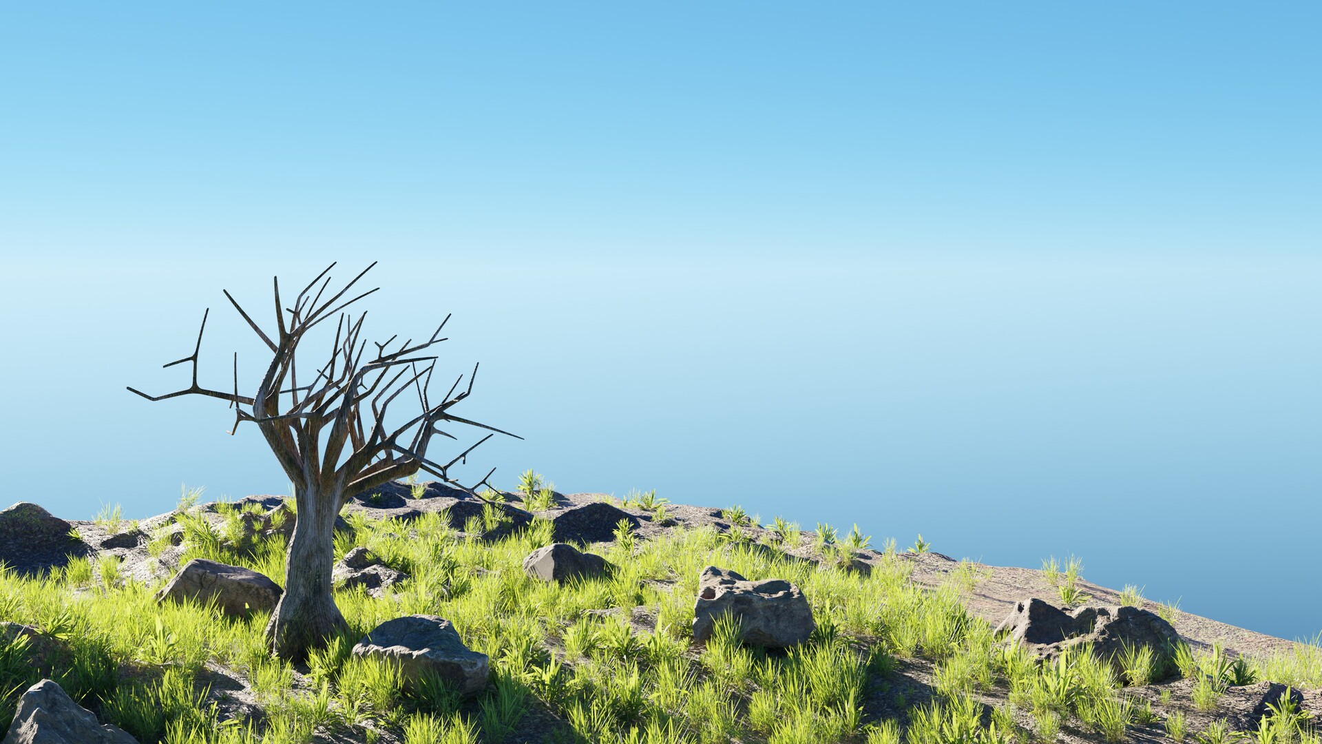 ArtStation - Cliffside Tree