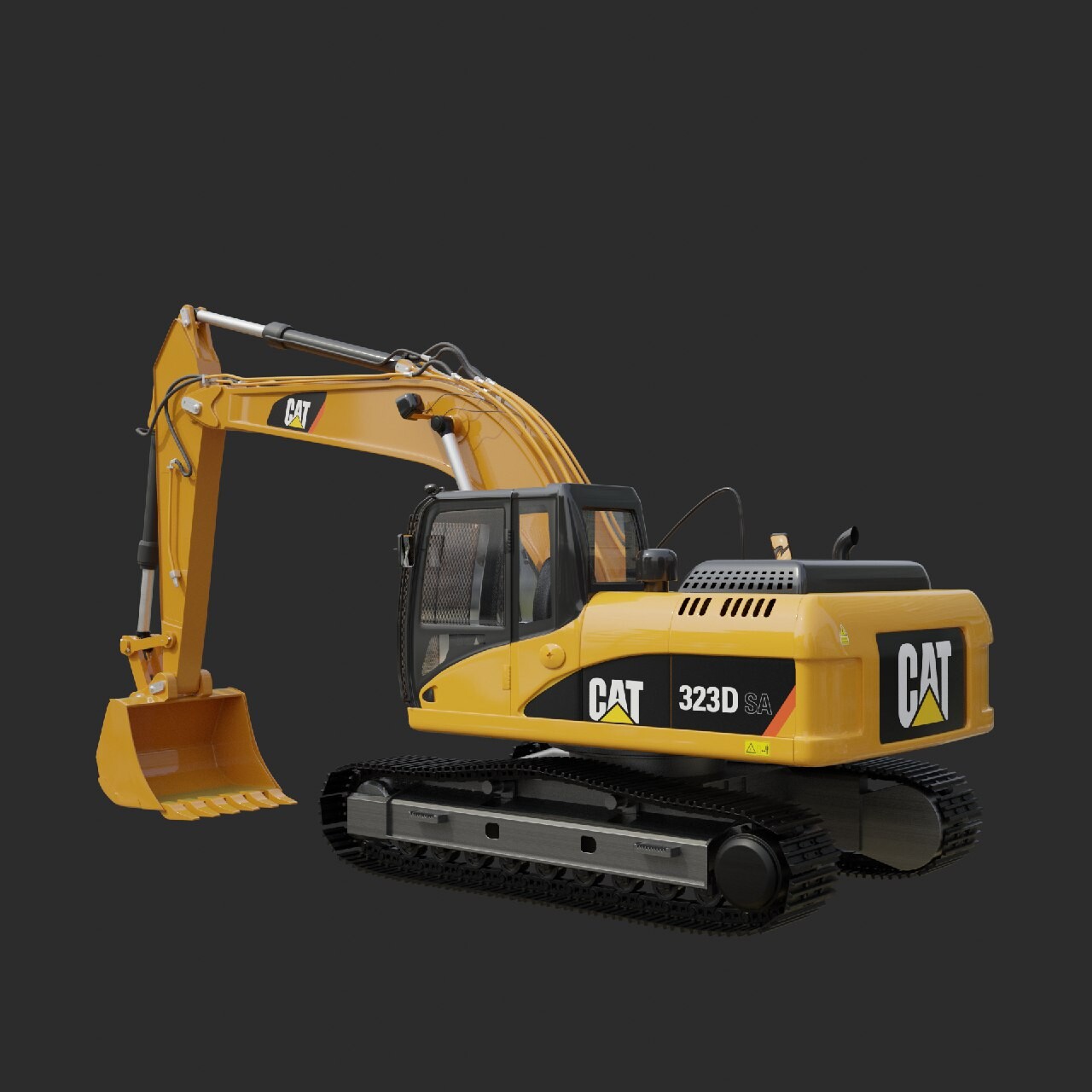 ArtStation - Caterpillar 323D