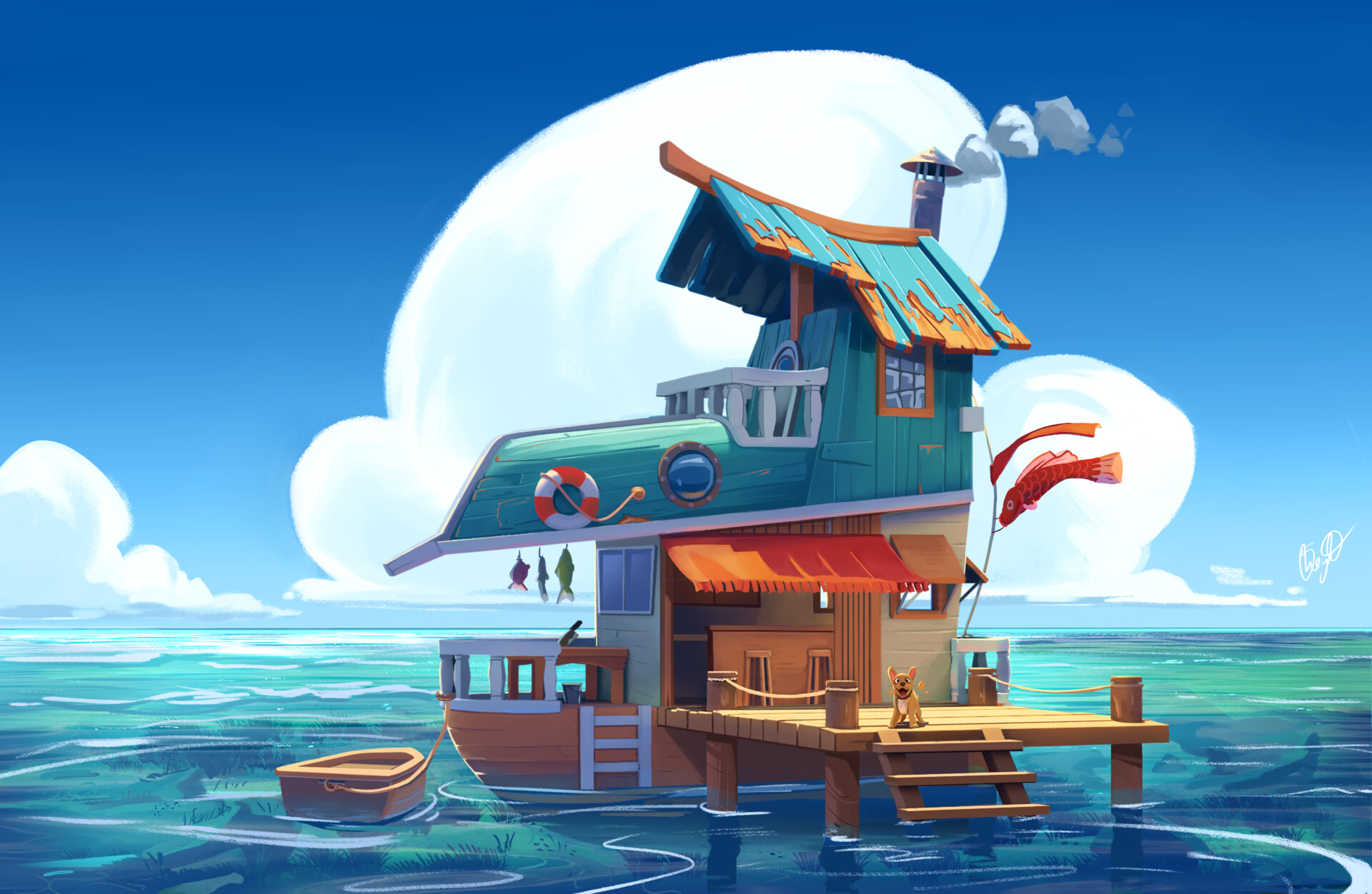 ArtStation - Fish Bar