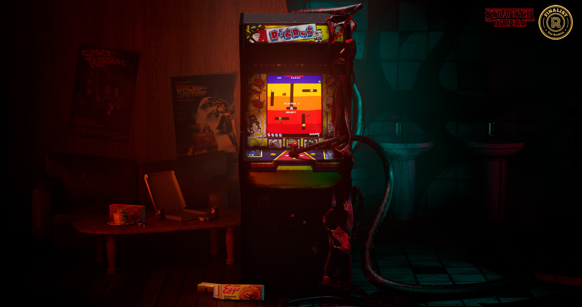 ArtStation - Stranger Things- Two Realities