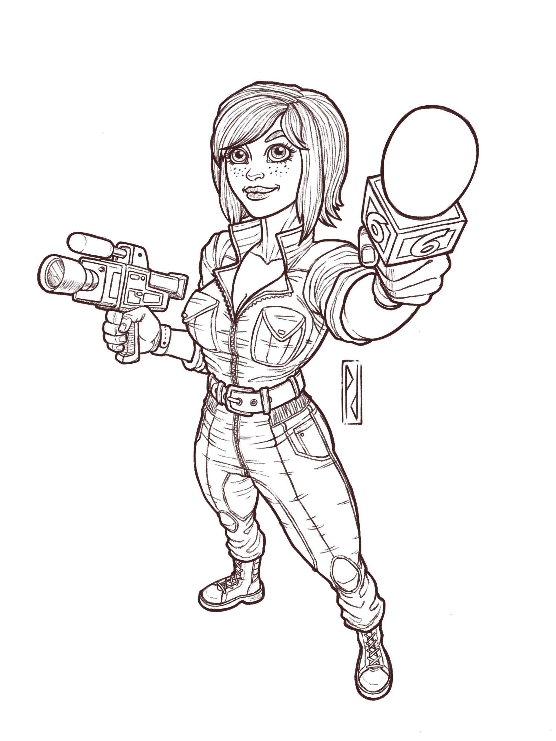 april oneil coloring pages for kids