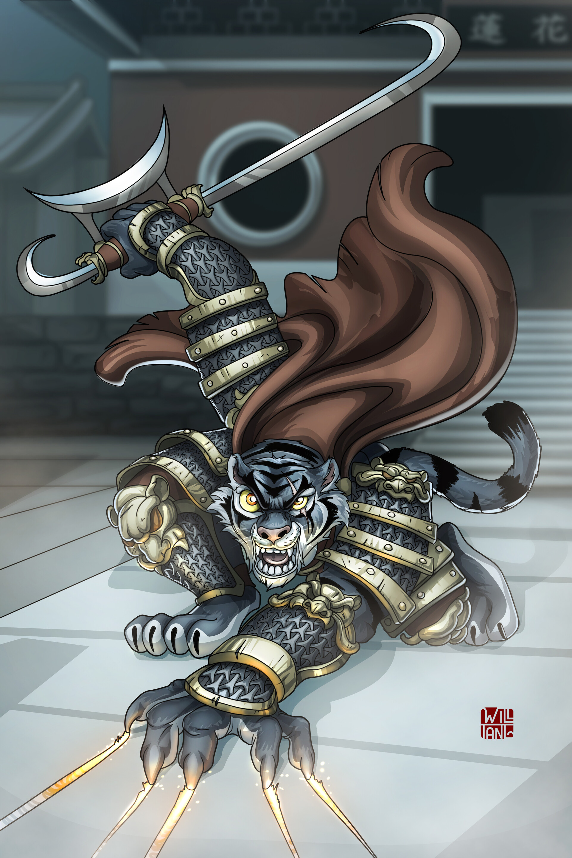 ArtStation - The tigers - Nap studio NFT project