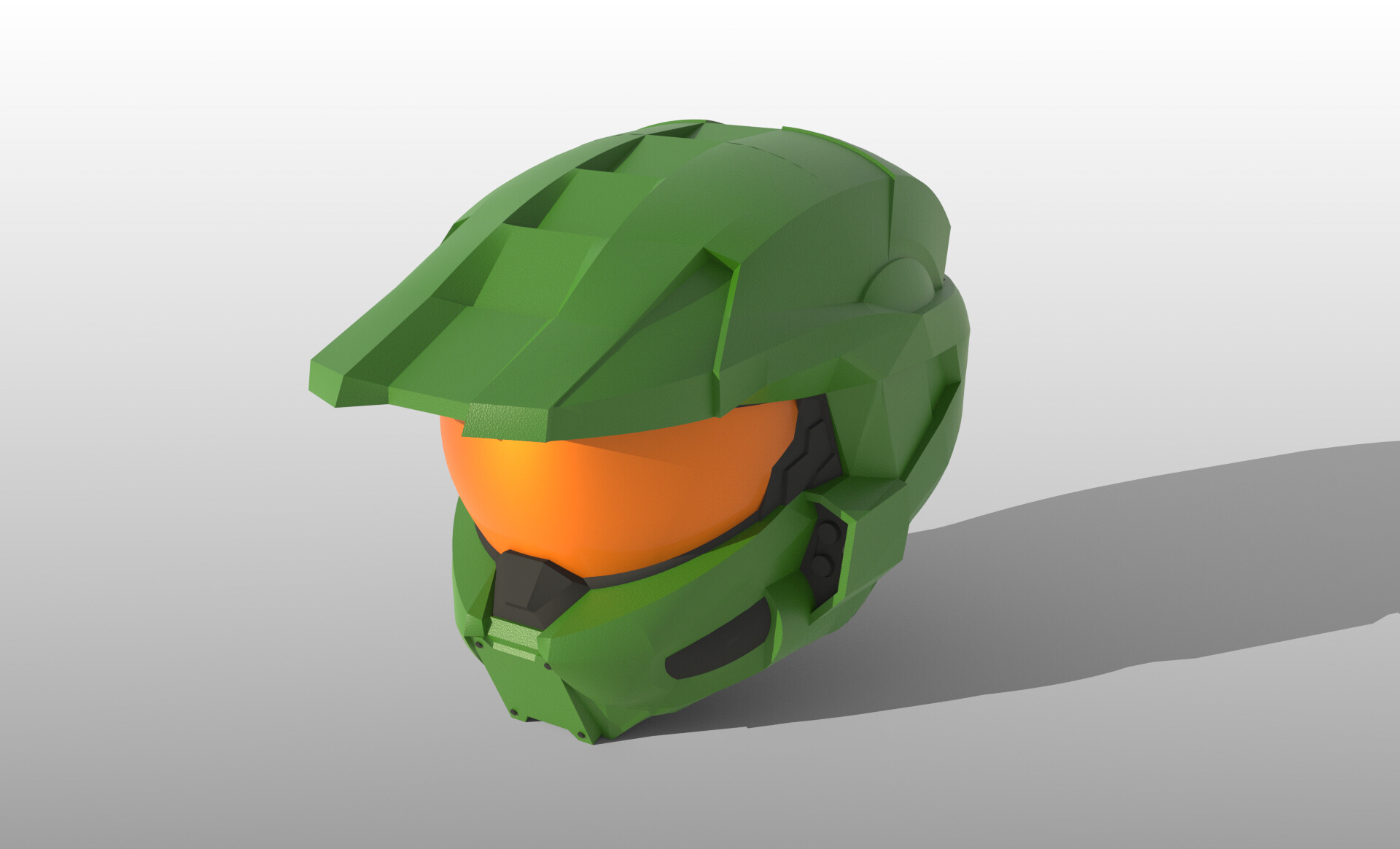 ArtStation - Master Chief's Face (Rhino 7)