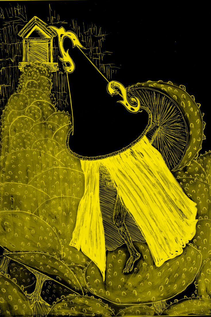 ArtStation - Cone Head Creature #001