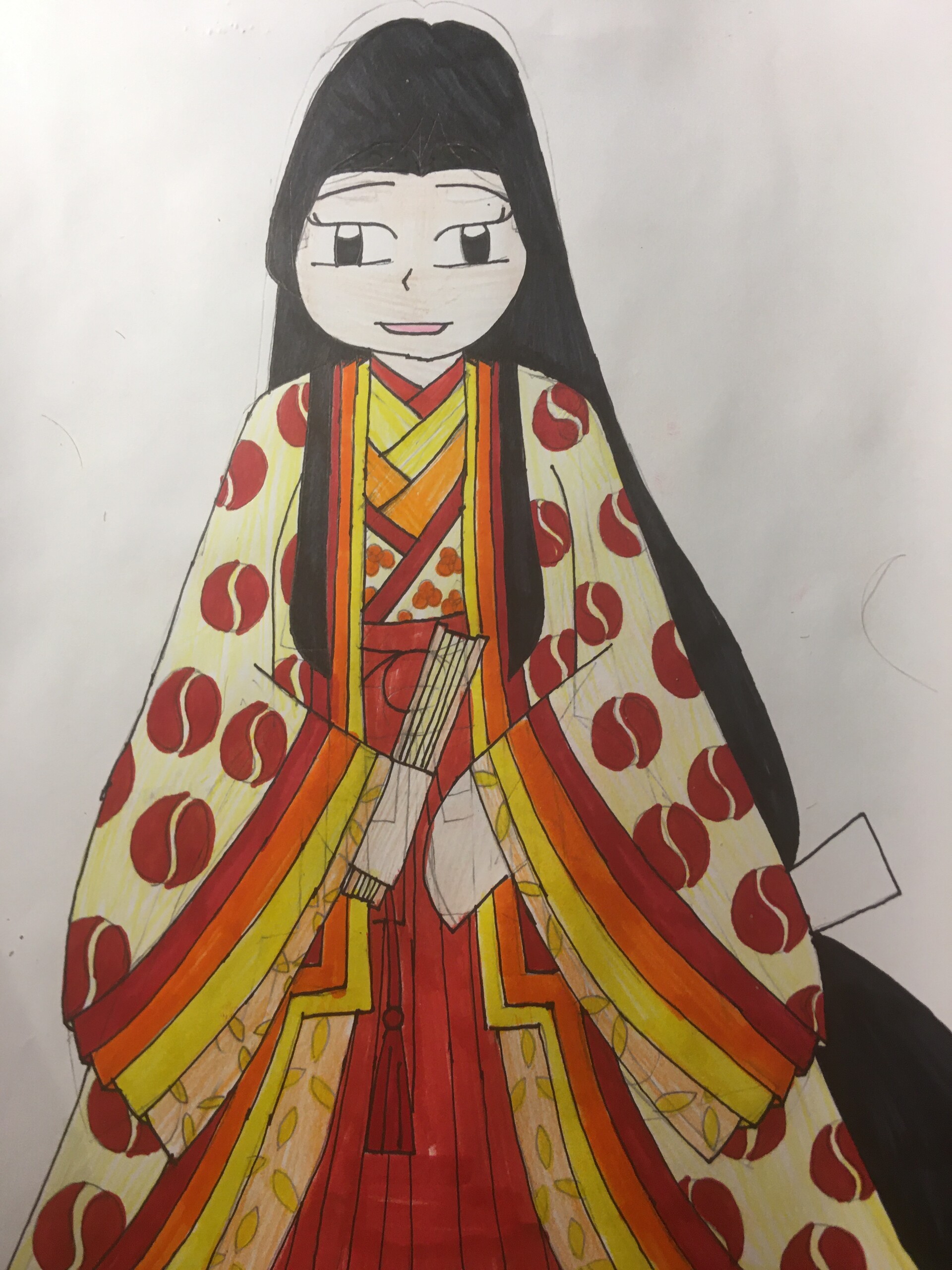 ArtStation - Heian Period Noble Woman