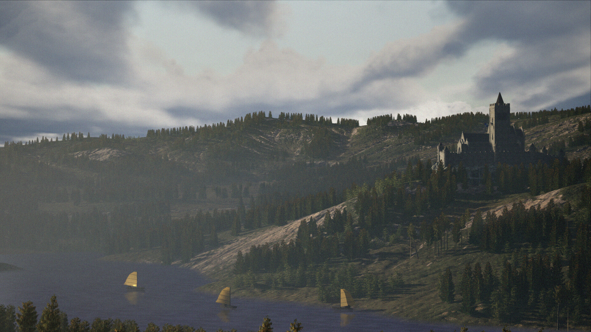 ArtStation - Riverside Castle