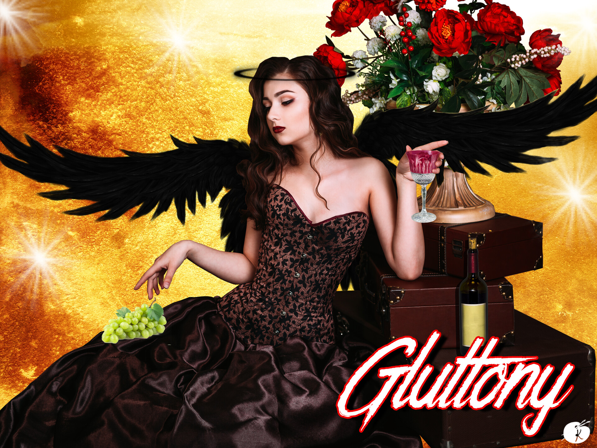 ArtStation - The Fallen Angel of Gluttony