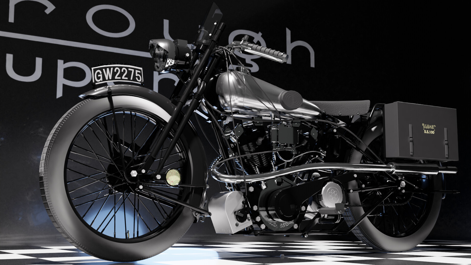 ArtStation - Brough Superior SS100 1926