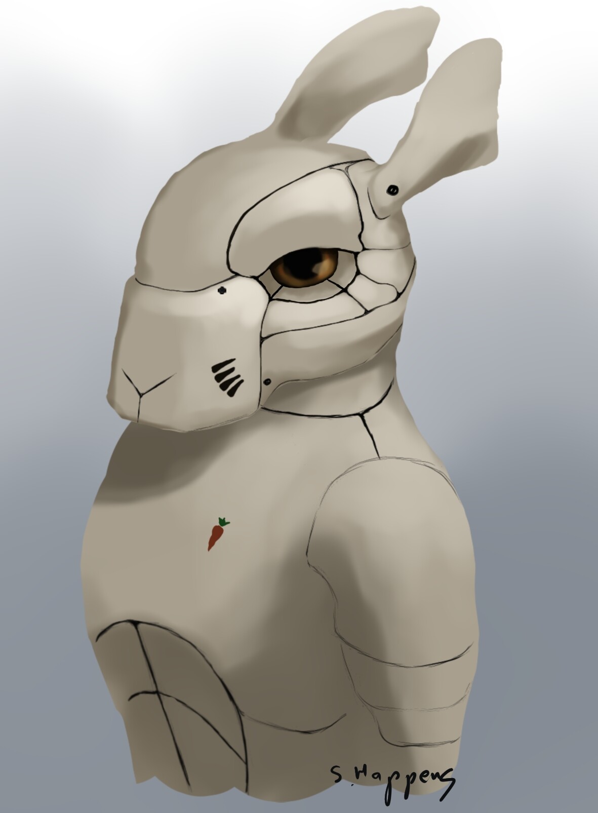 ArtStation - Serious bunny