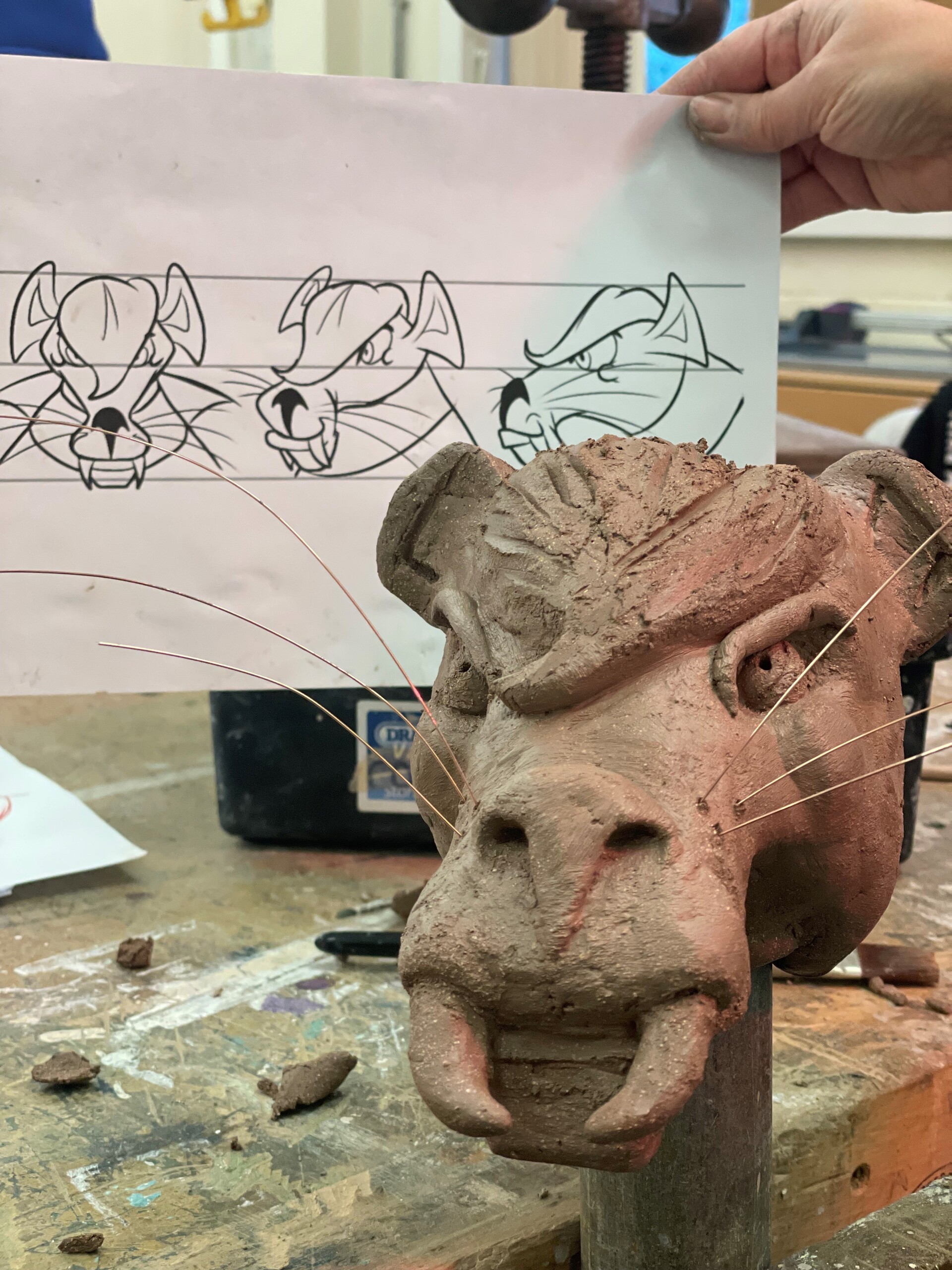 ArtStation - Royal Bust Project - Vampire Lion Sculpture