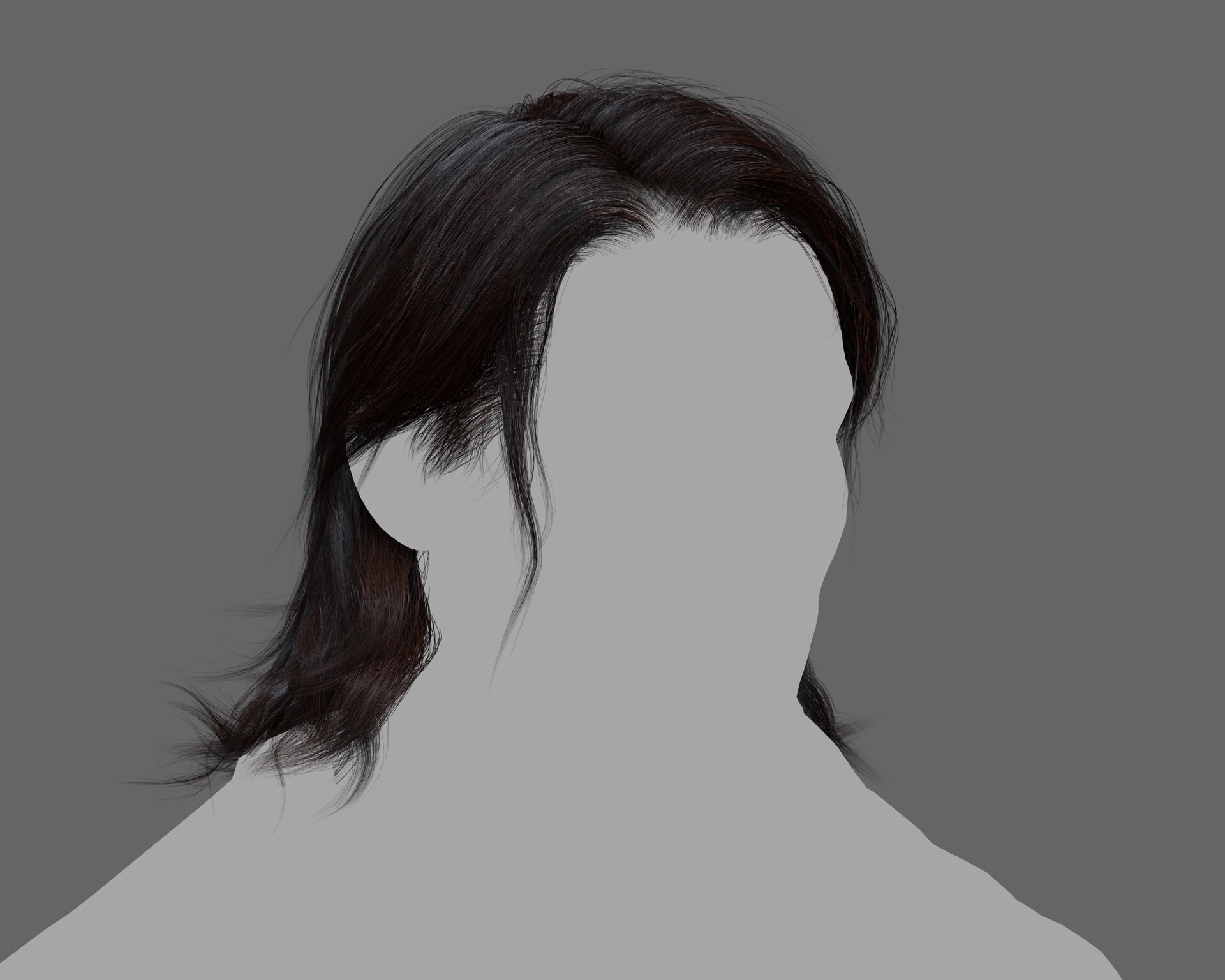 ArtStation - Game Ready Hair For Unreal Engine 4